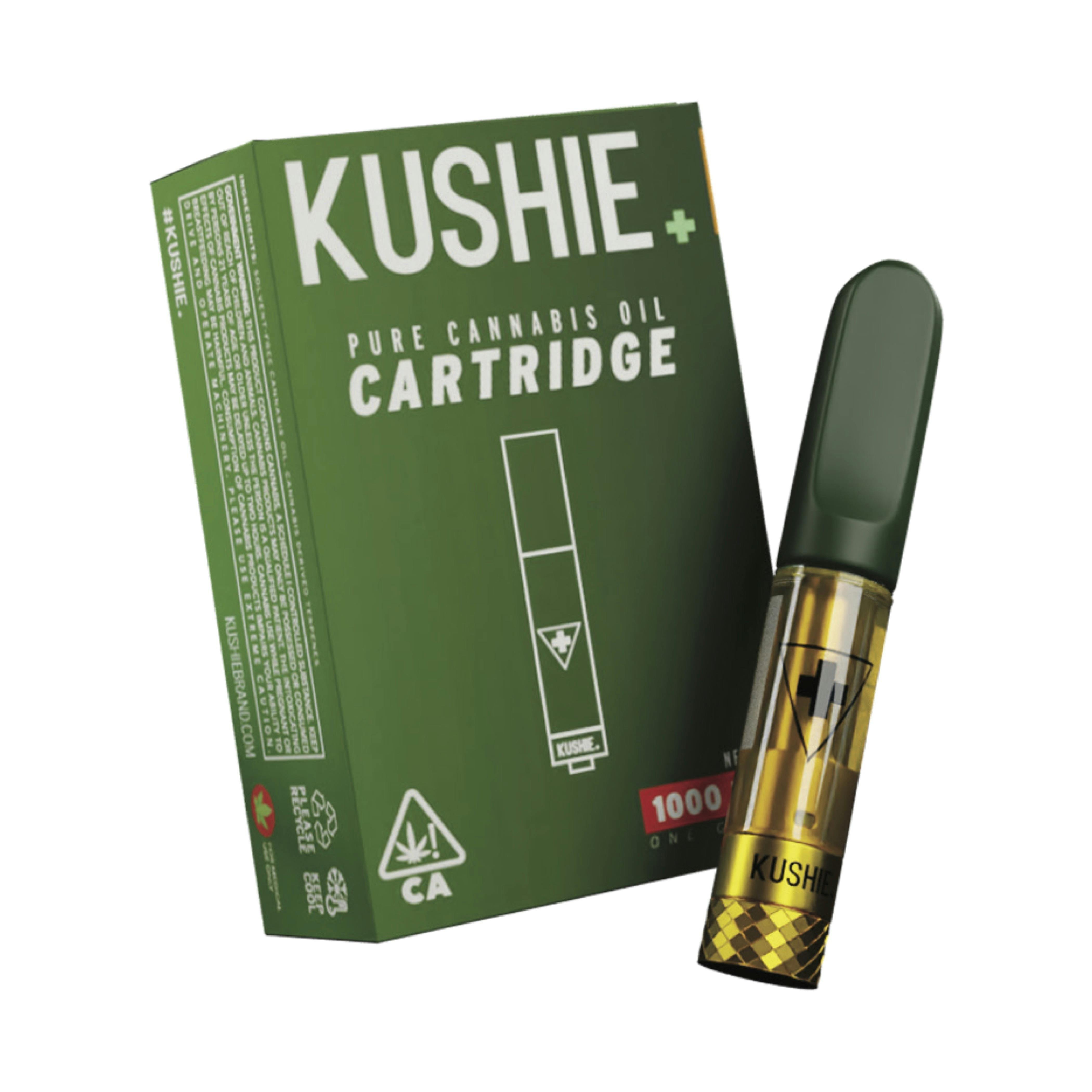 Strawberry Cough Sativa Kushie Gold 1g Vape Cartridge Kushie Brand