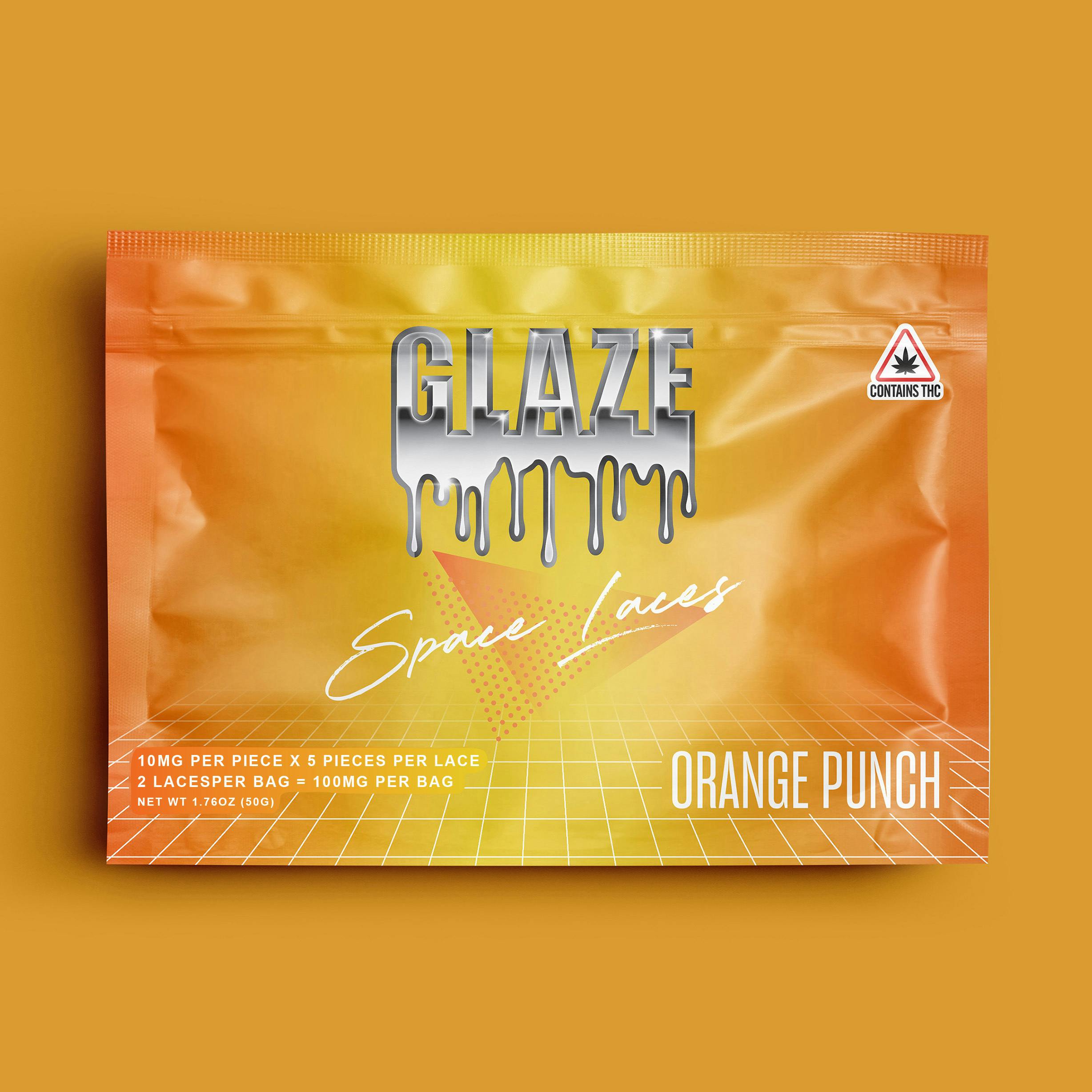 Glaze | Orange Punch Space Laces | 100mg - Glaze