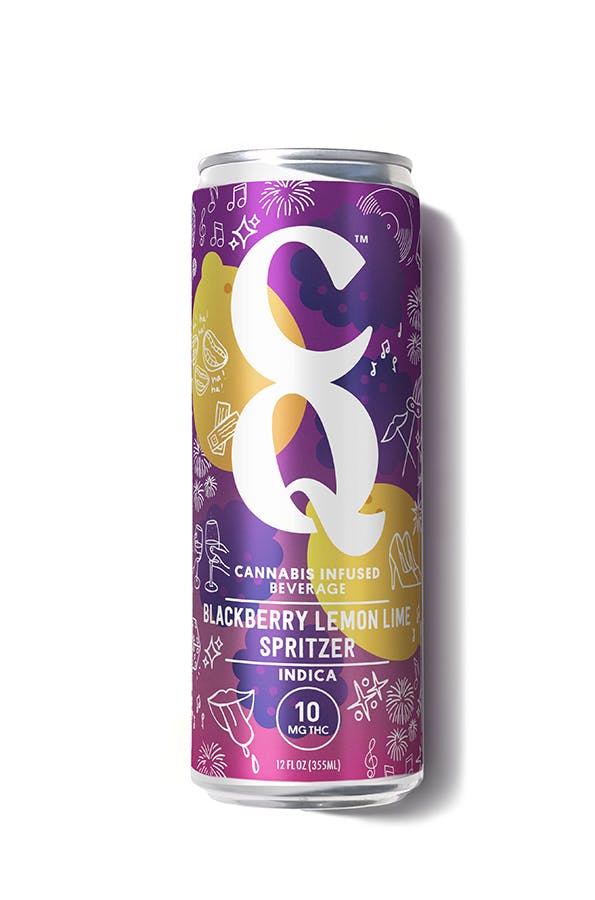 Blackberry Lemon Lime Spritzer - 12oz - INDICA - 10mg THC - CQ Drinks
