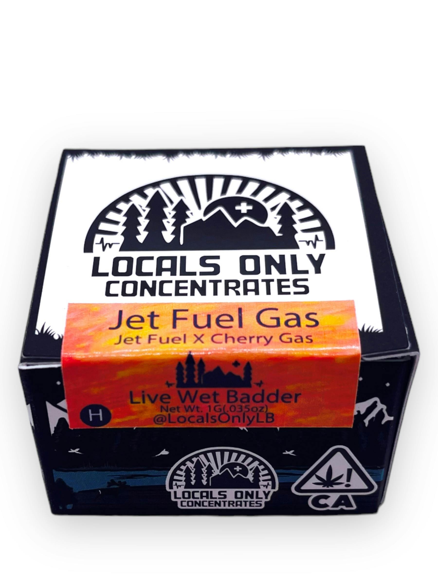Jet Fuel Gas Live Wet Badder - Locals Only Concentrates