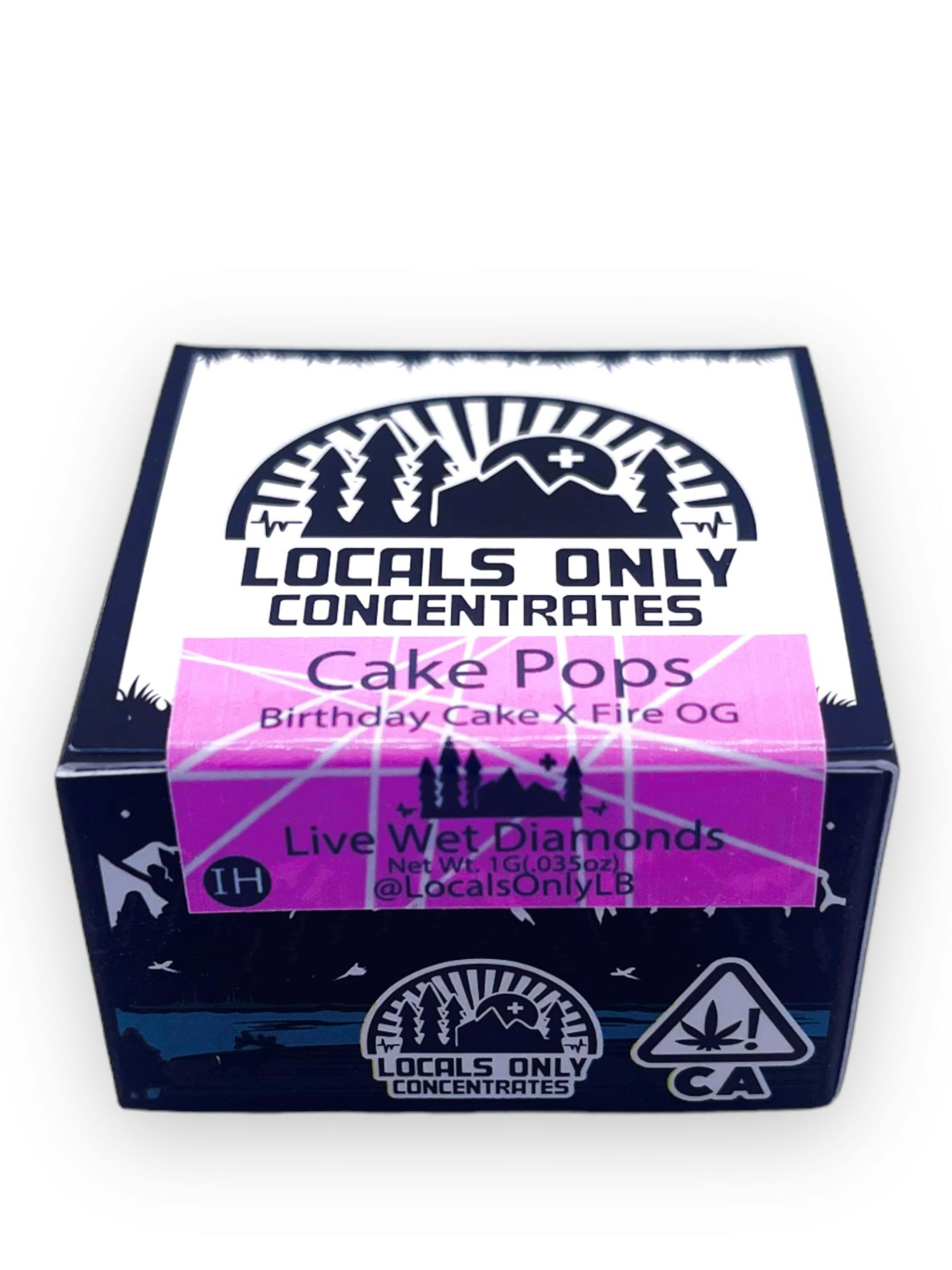 Cake Pops Live Wet Diamonds - Locals Only Concentrates