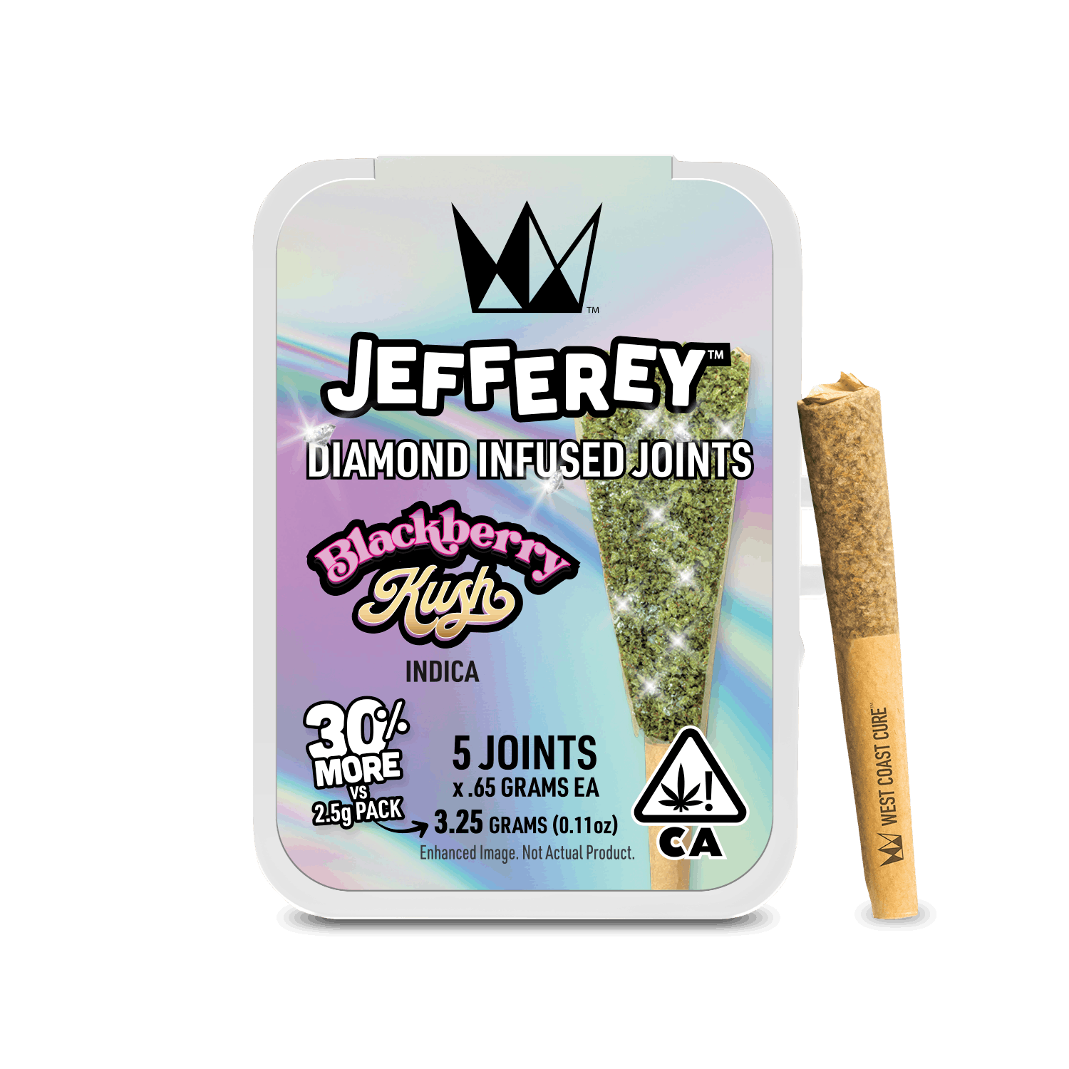 Blackberry Kush - Jefferey Infused Joint .65g 5 Pack - Doorhash | Weedmaps