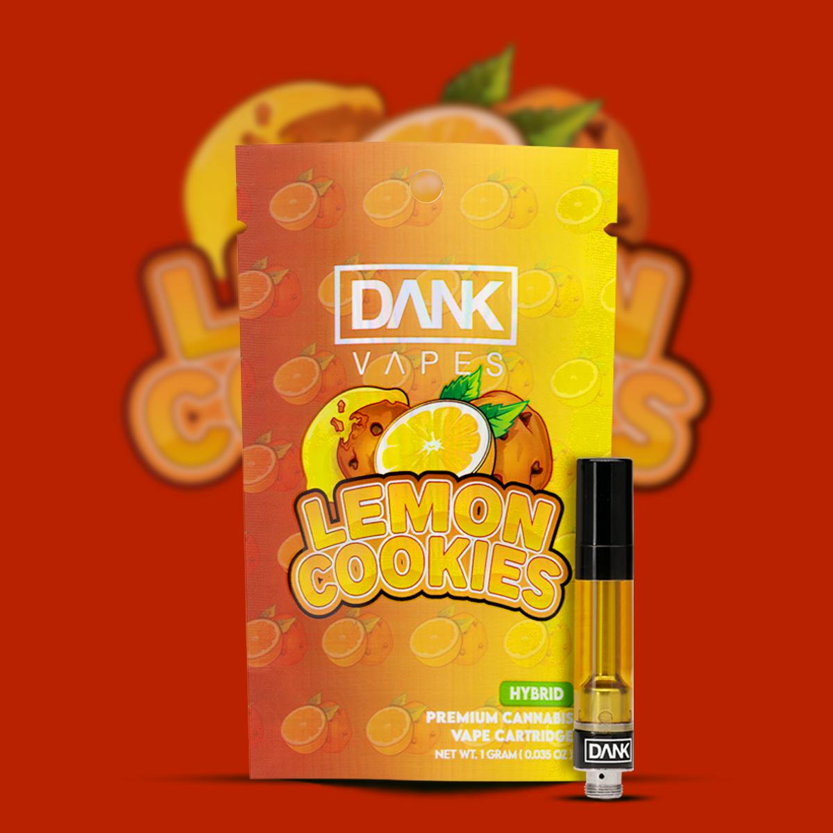 LEMON COOKIES - 1G PREMIUM VAPE CARTRIDGE - DANK