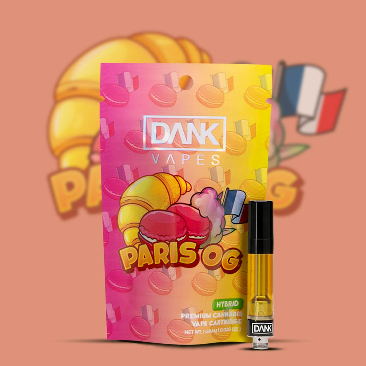 PARIS OG - 1G PREMIUM VAPE CARTRIDGE - DANK