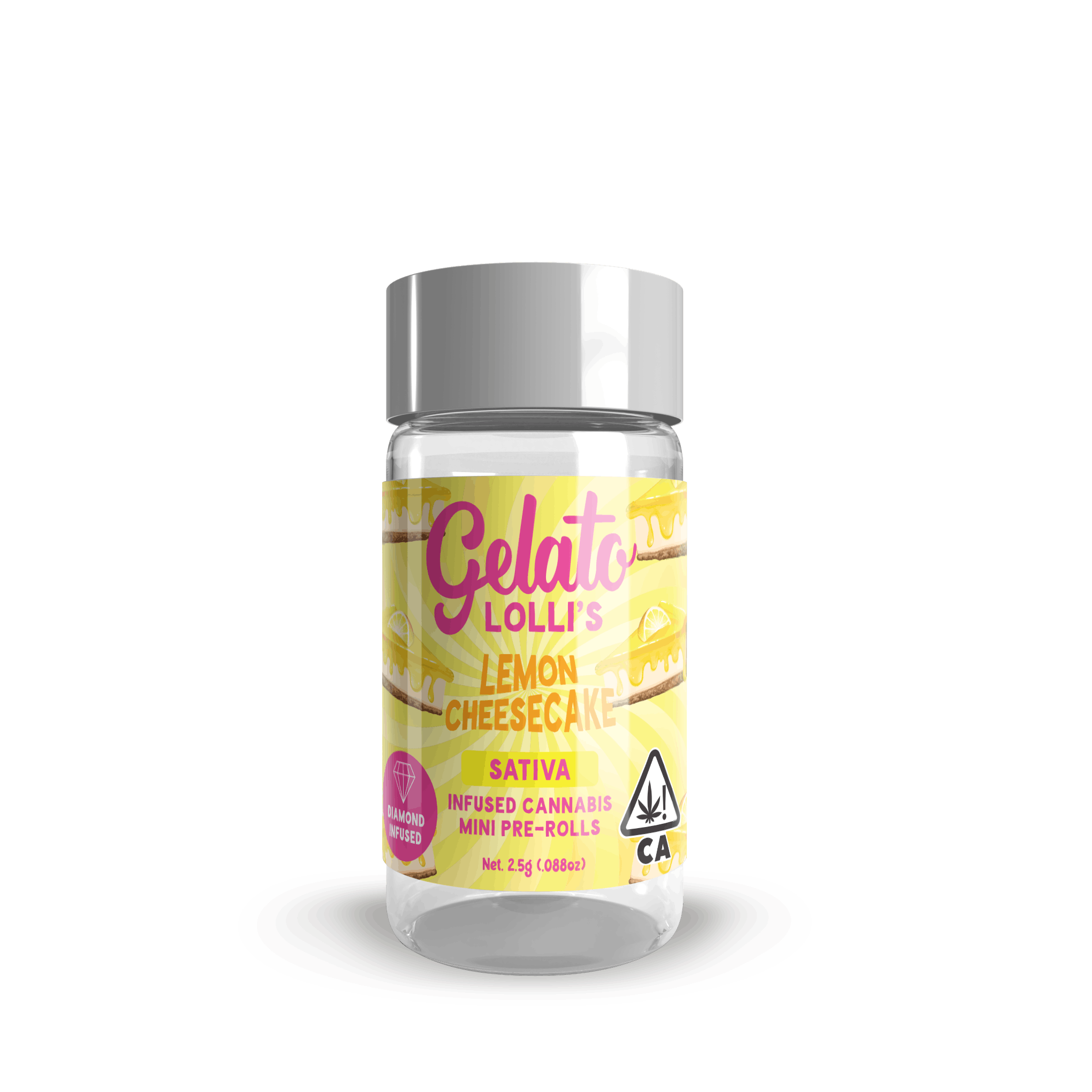 Lemon Cheesecake .6G Lolli 5-Pack (3g) - Gelato