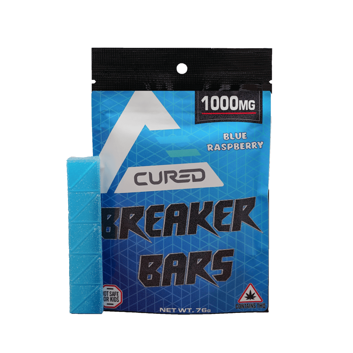 1,000mg Breaker Bars - Blue Raspberry - Cured