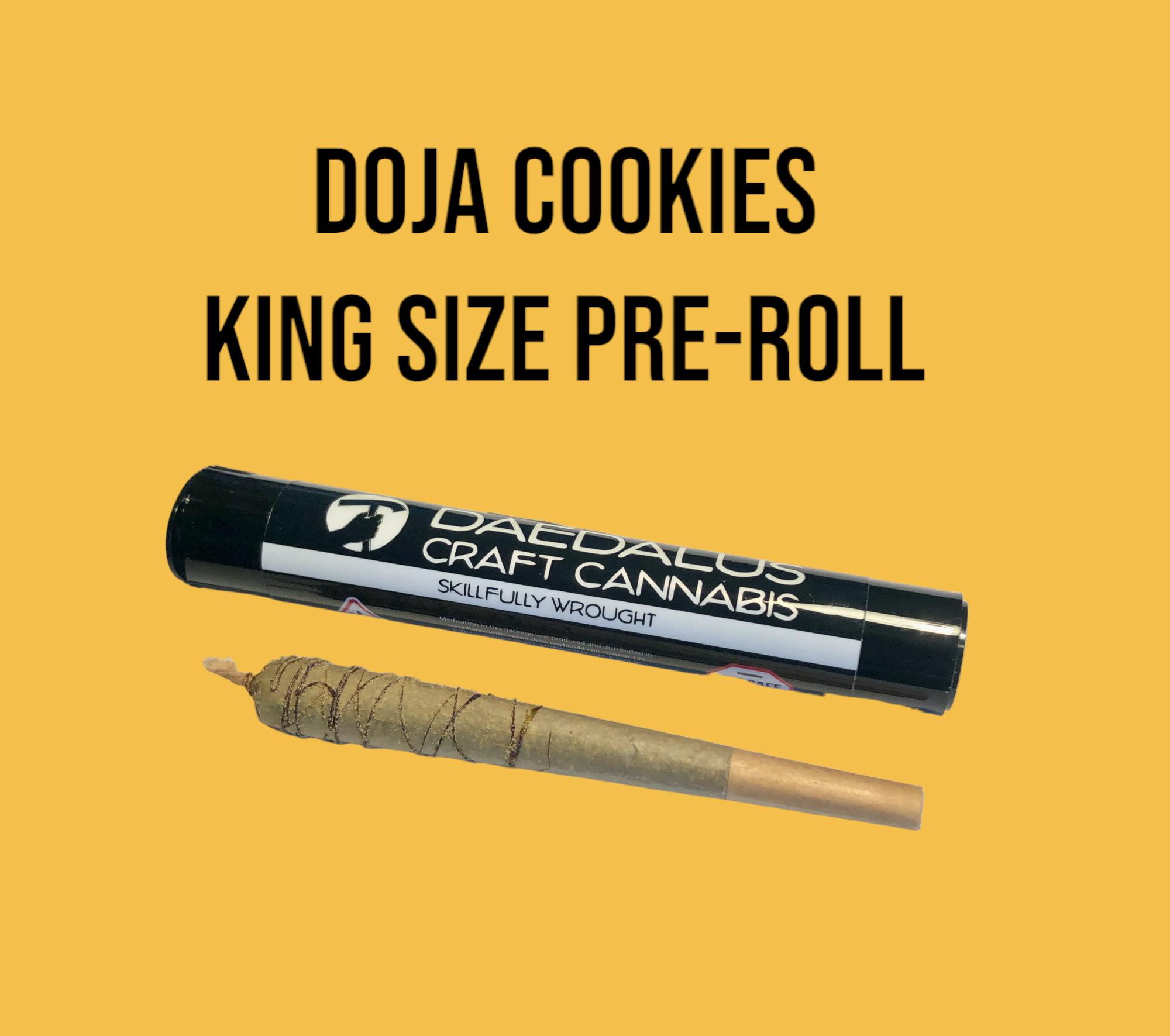 Doja Cookies Pre-Roll w/ Hash Rosin & Kief Coating - King Size - Single ...