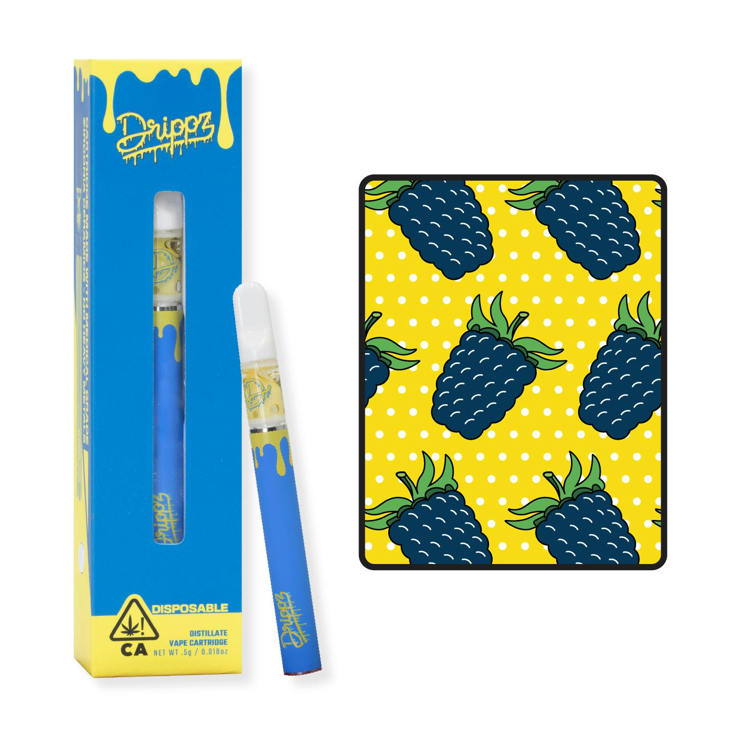Drippz disposable vape - Blackberry OG - .5g - Drippz Drippz disposable vape - Blackberry OG - .5g - Drippz