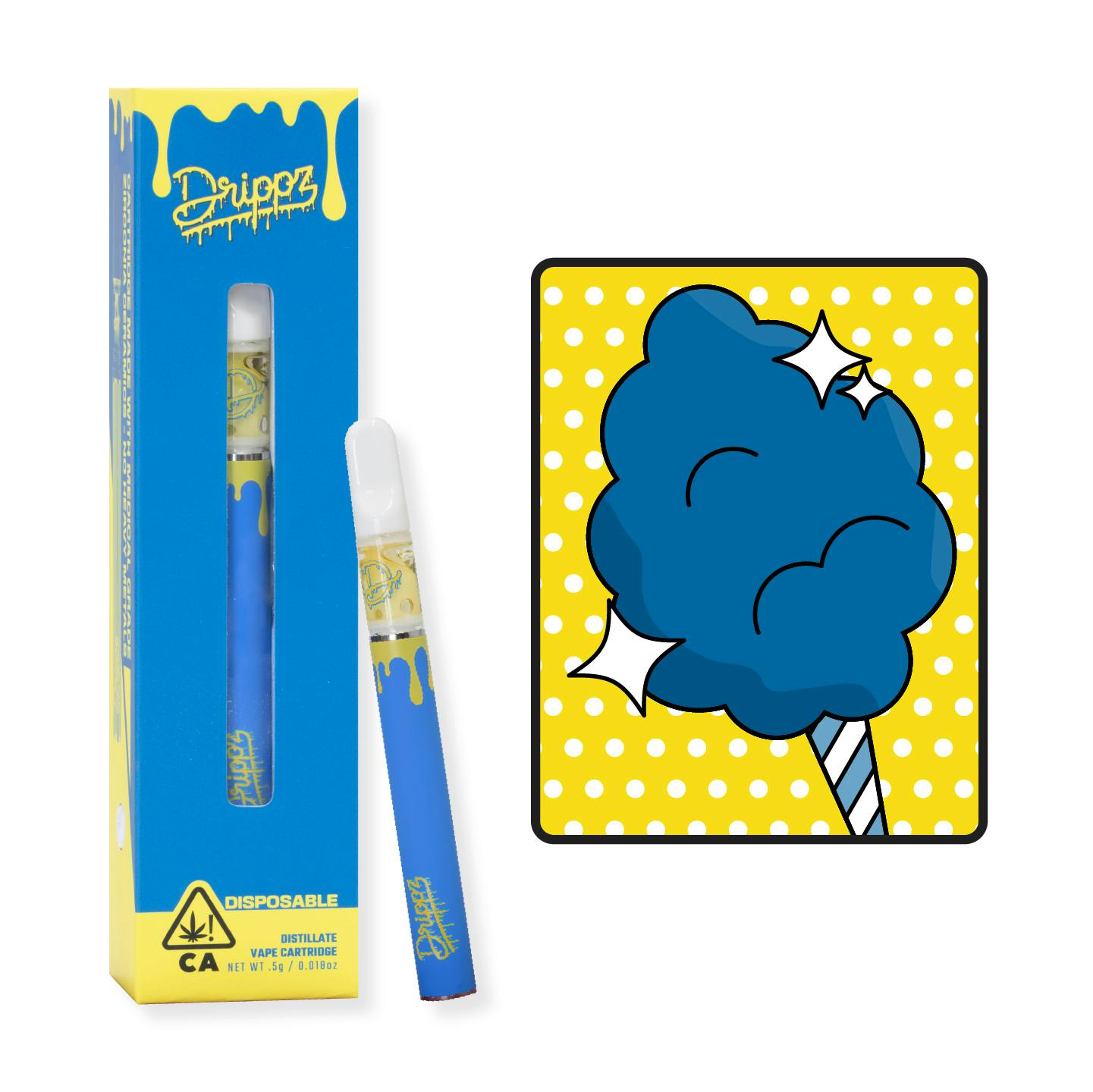 Drippz disposable vape - Cotton Candy - .5g - Drippz Drippz disposable vape - Cotton Candy - .5g - Drippz