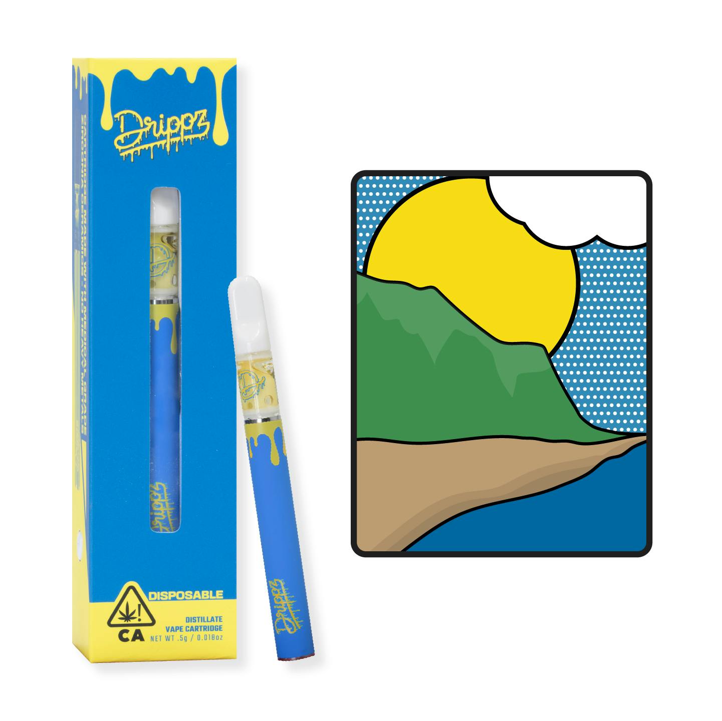 Drippz disposable vape - Maui Wowie - .5g - Drippz Drippz disposable vape - Maui Wowie - .5g - Drippz