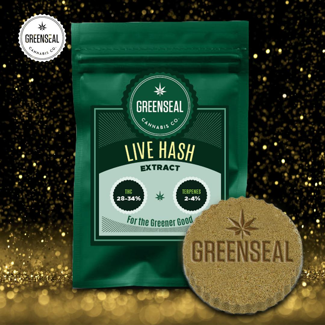 Live Hash - 2g Puck - Ontario - GreenSeal Cannabis Co