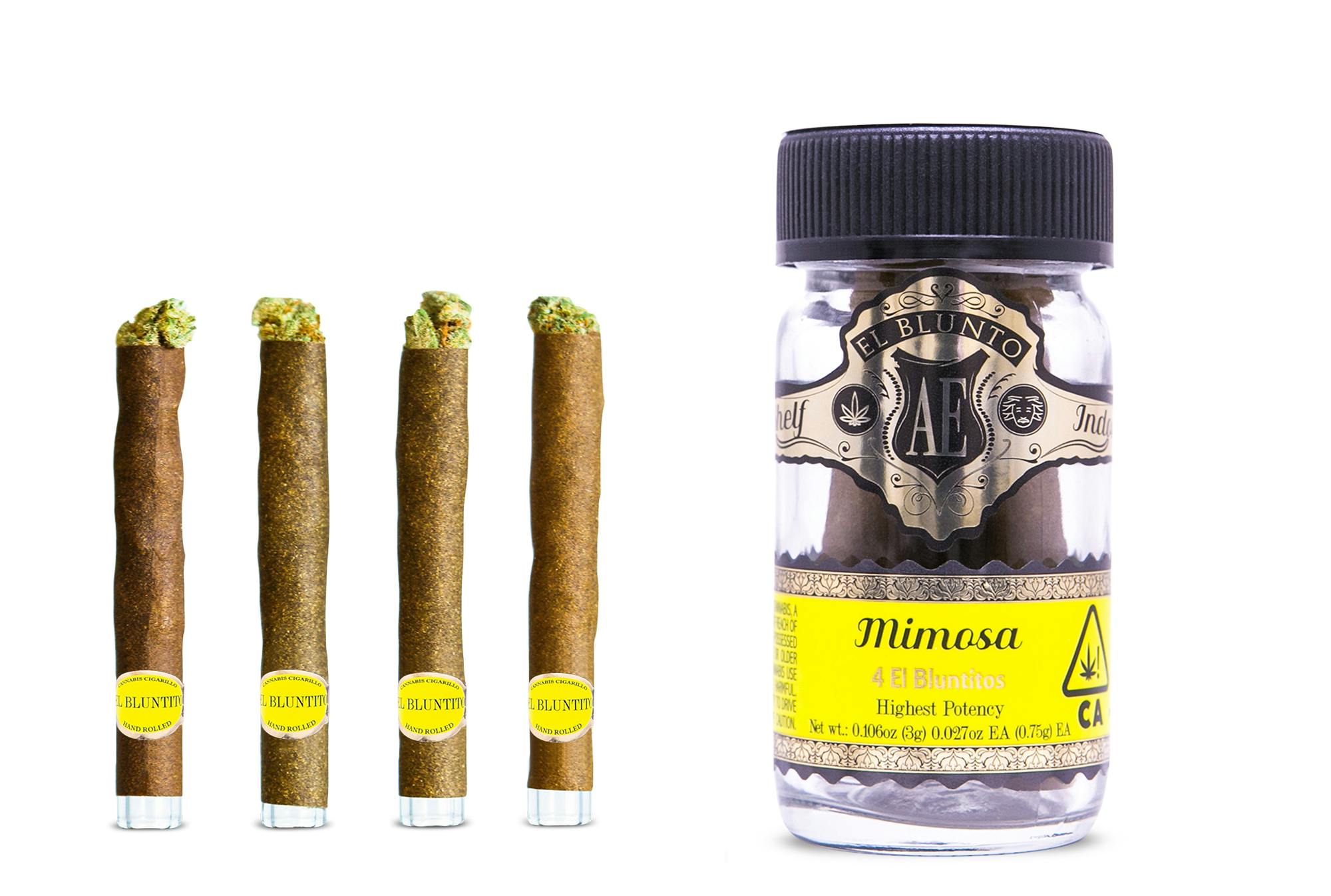 El Bluntito - 4-Pack - Mimosa - 4 x .75G [Mini Blunt] - El Blunto by ...