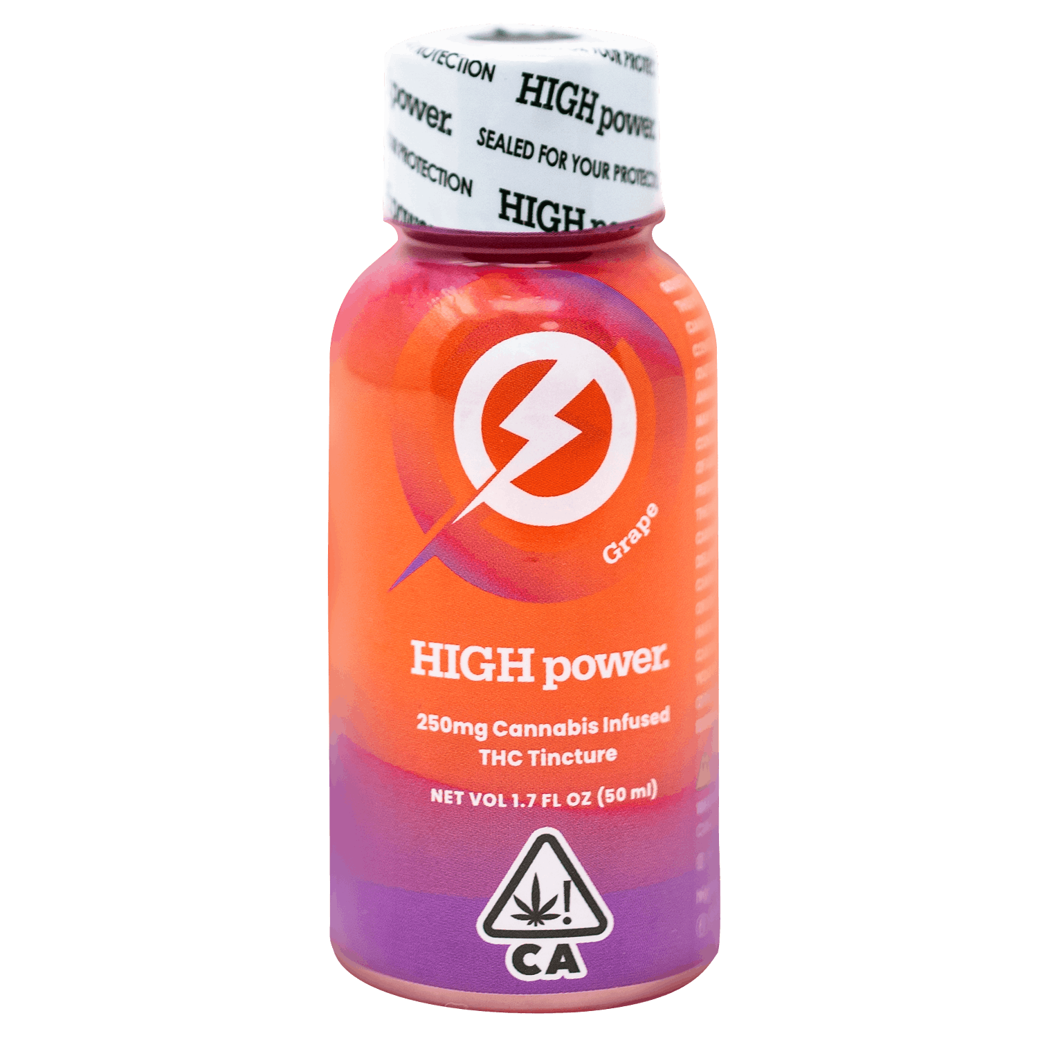 HIGH power syrup - Grape 250mg THC Single - HIGH power syrup