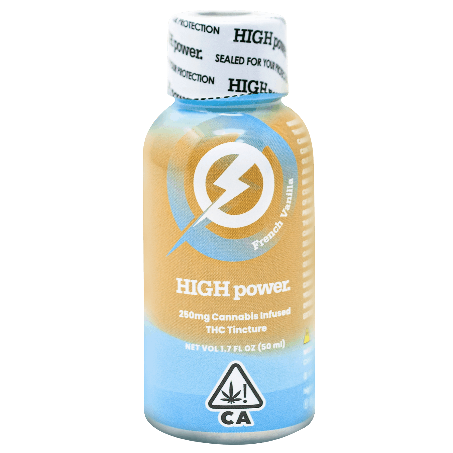 HIGH power syrup - French Vanilla 250mg THC Single - HIGH power syrup