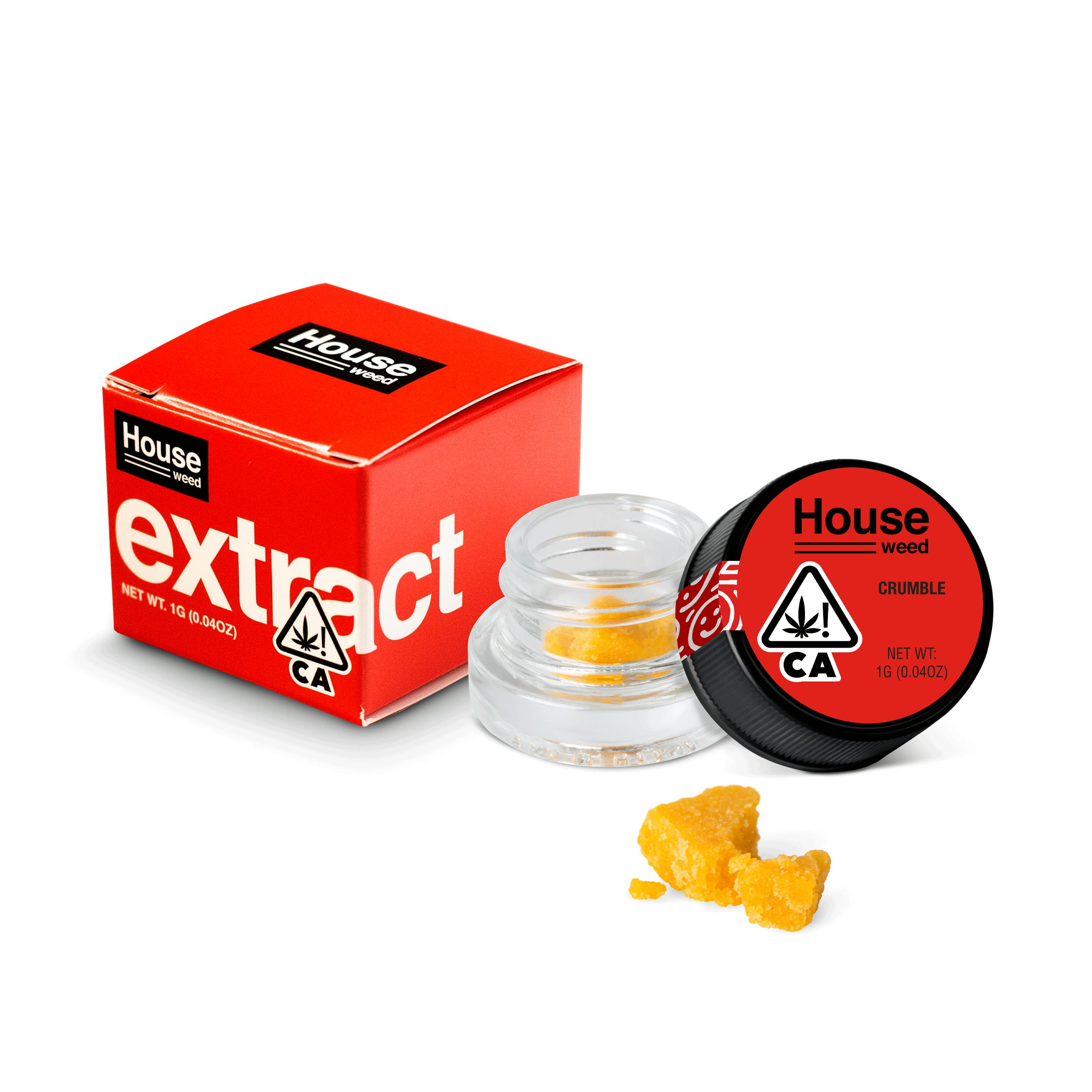 House Weed | Afghani Thai | Crumble 1g - House Weed