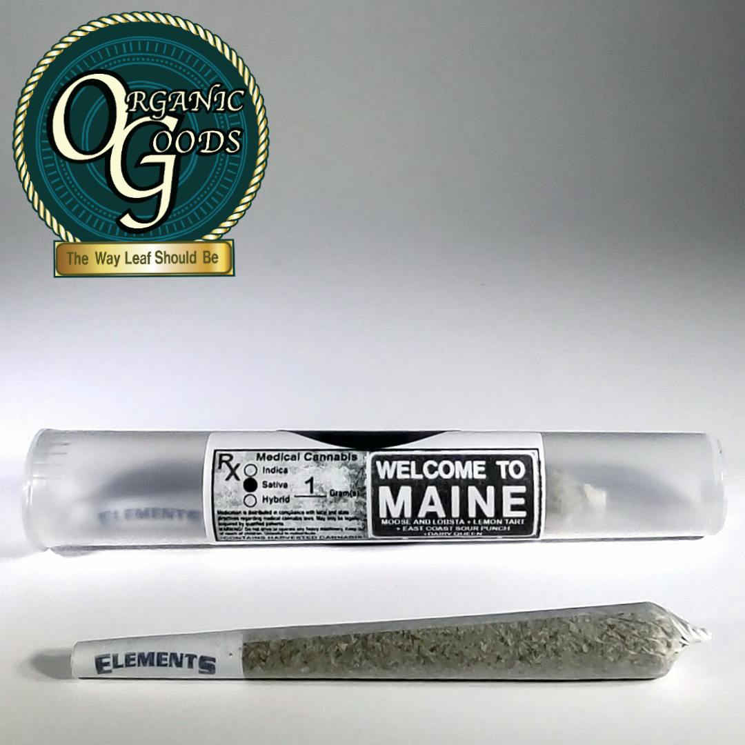 Organic Goods Organic Goods Pre-Roll Welcome To Maine 1 G | Weedmaps