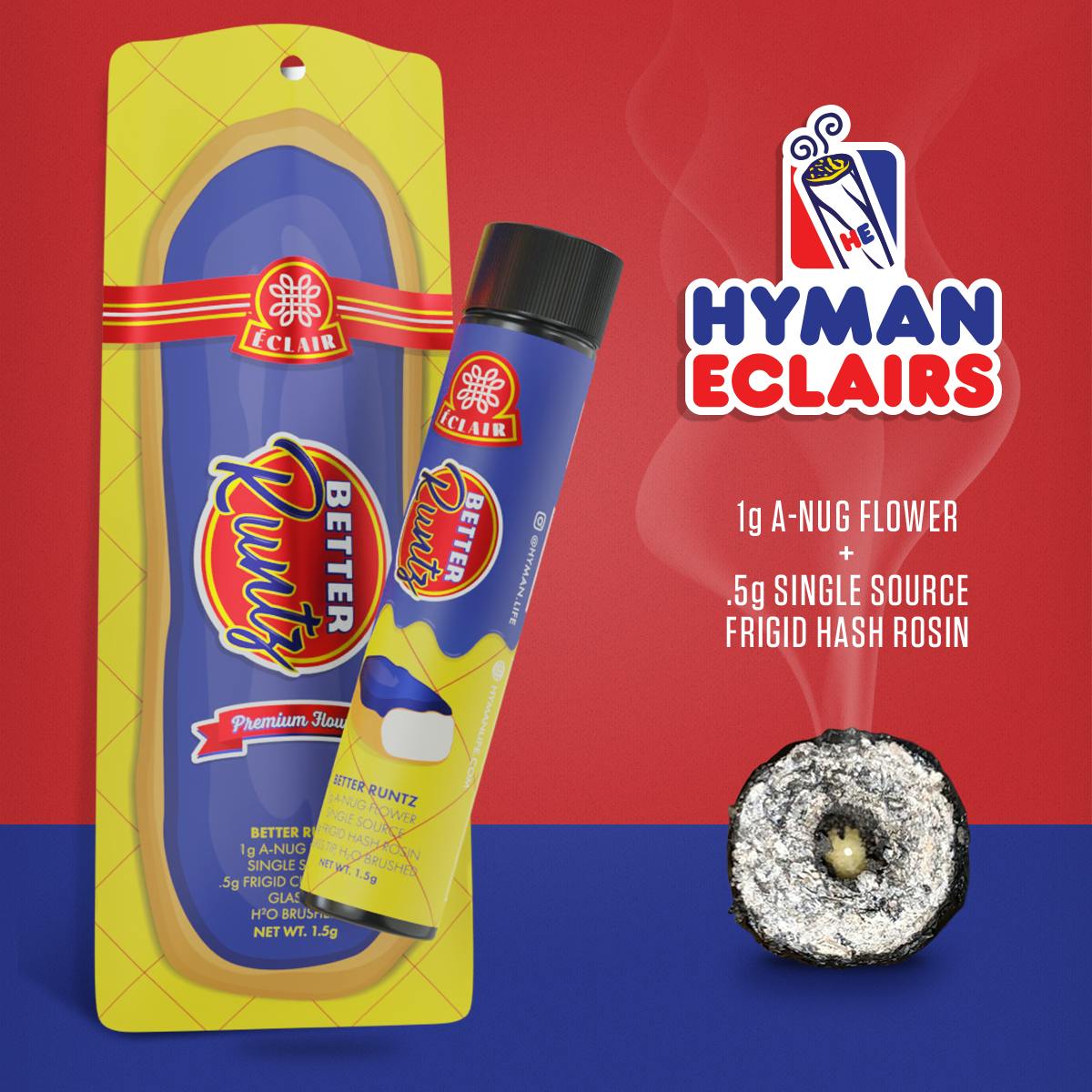 HYMAN Better Runtz | 1.5G Eclair Handcraft | HYMAN | REC | Weedmaps