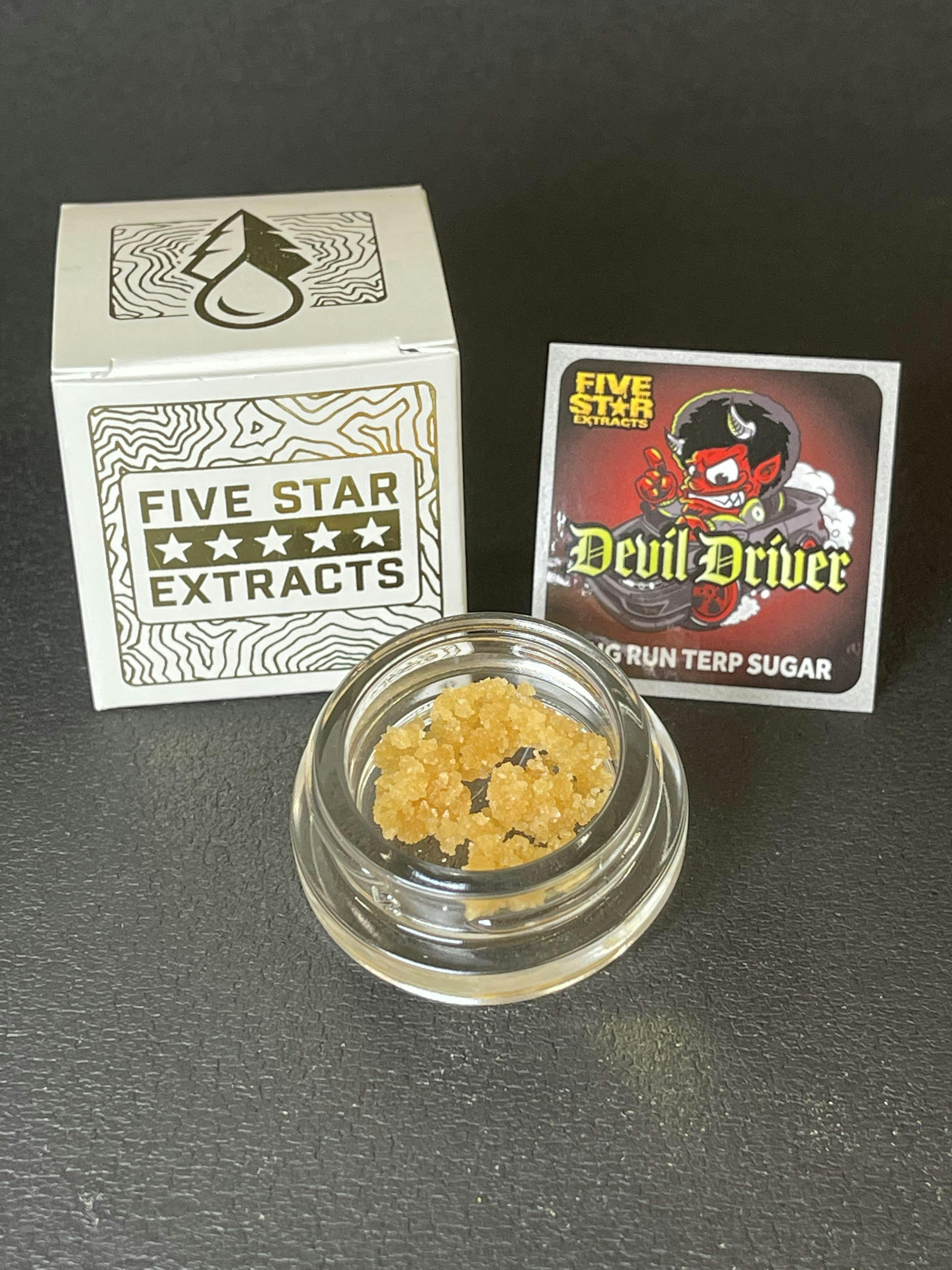 Five Star Extracts: Devil Driver - 1 Gram Nug Run Terp Sugar - True ...