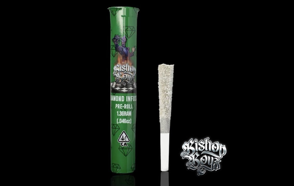 Bishop Boyz Sundae Driver Double Diamond Infused 1.3g Preroll - Bishop Boyz Bishop Boyz Sundae Driver Double Diamond Infused 1.3g Preroll - Bishop Boyz
