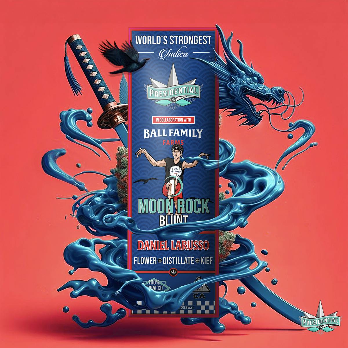 Presidential Moon Rock Blunt - Daniel LaRusso (1.5g) - Presidential