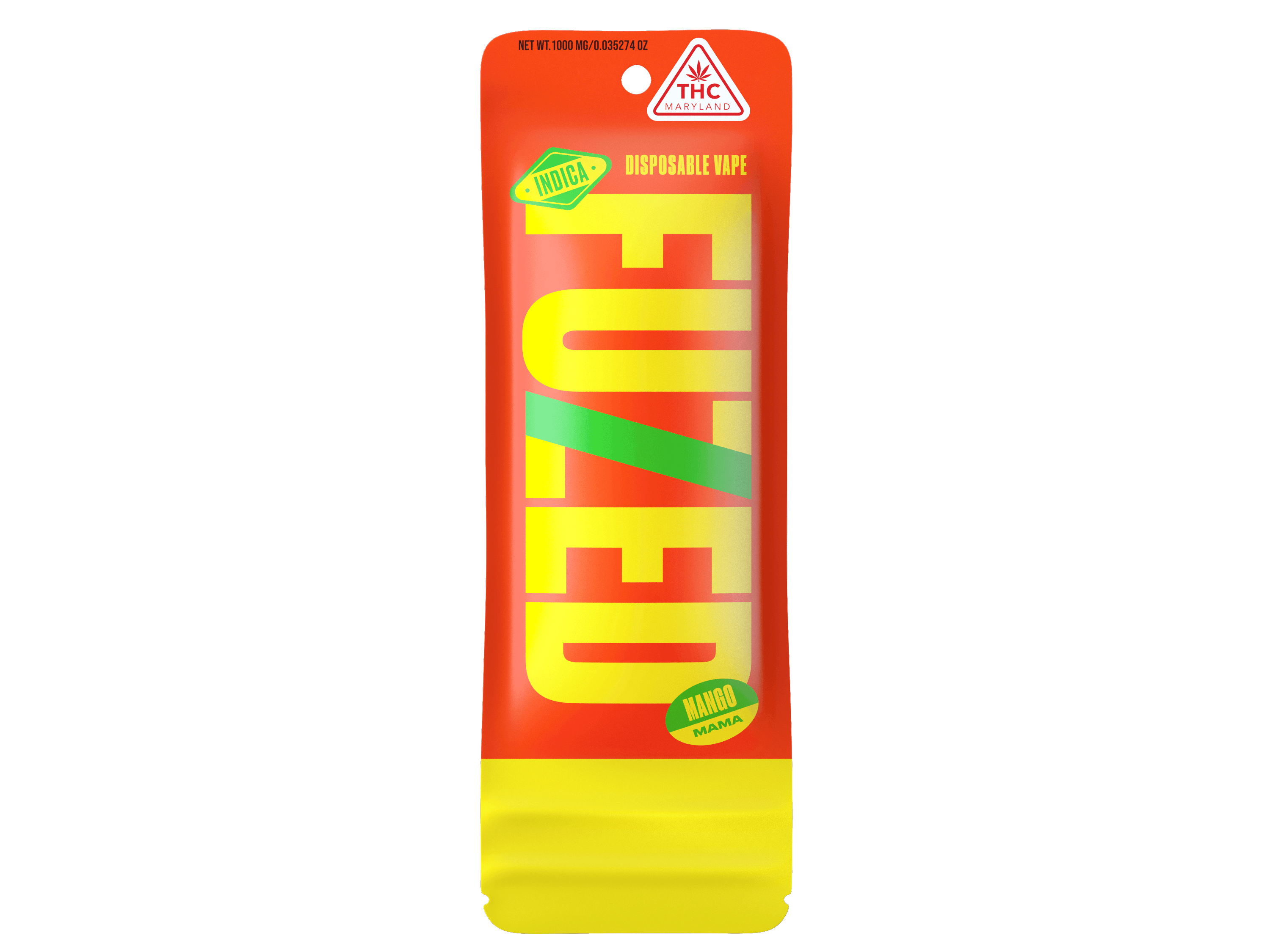 FUZED: Mango Mama Disposable Vape [1g] - Curio Wellness™