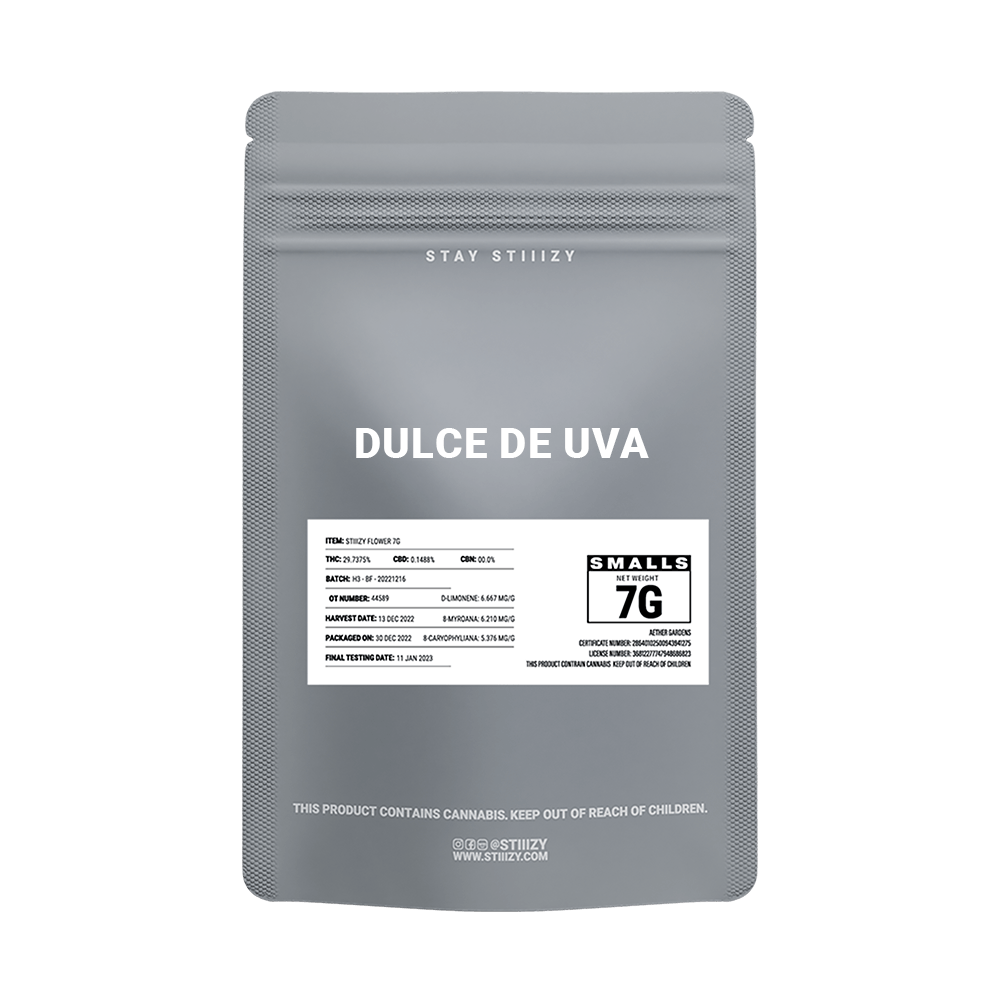 - DULCE DE UVA - 7G Grey Label Mylar - STIIIZY