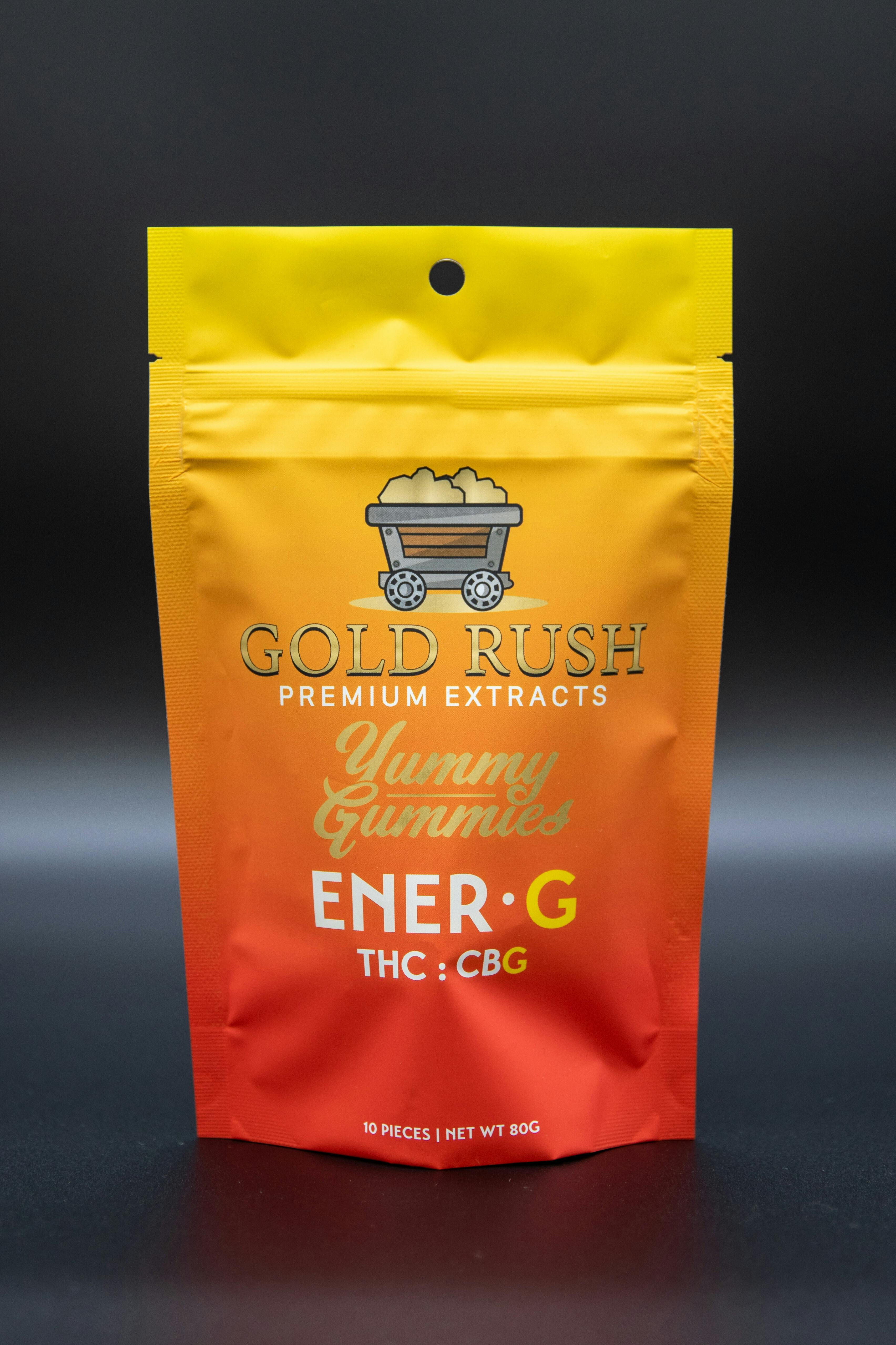 Gold Rush Orange Ener-G CBG:THC 100mg-10pk - Gold Rush Premium Extracts ...