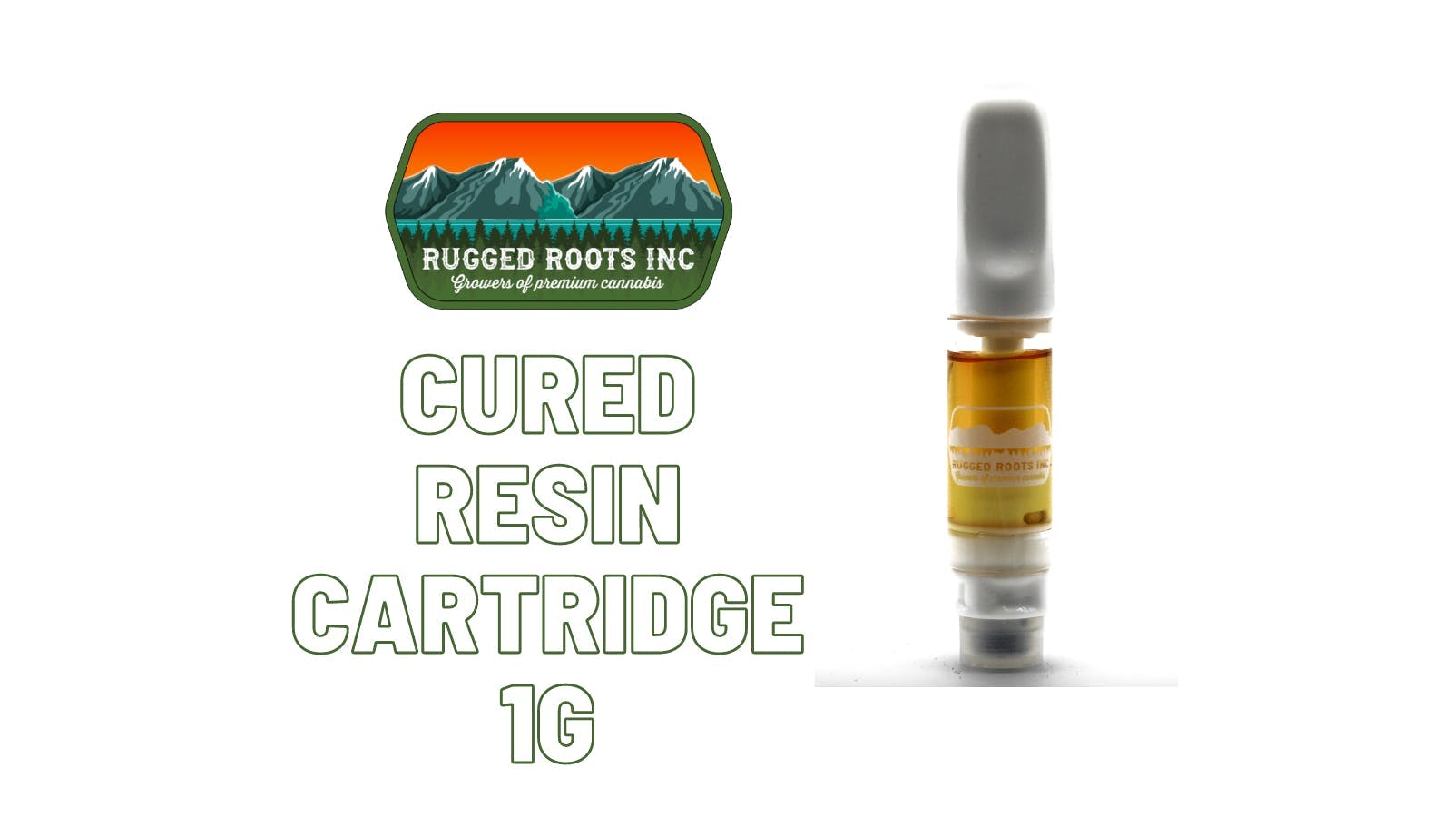 Rugged Roots - Cured Resin Lemon OG Haze Cartridge 1g - Rugged Roots