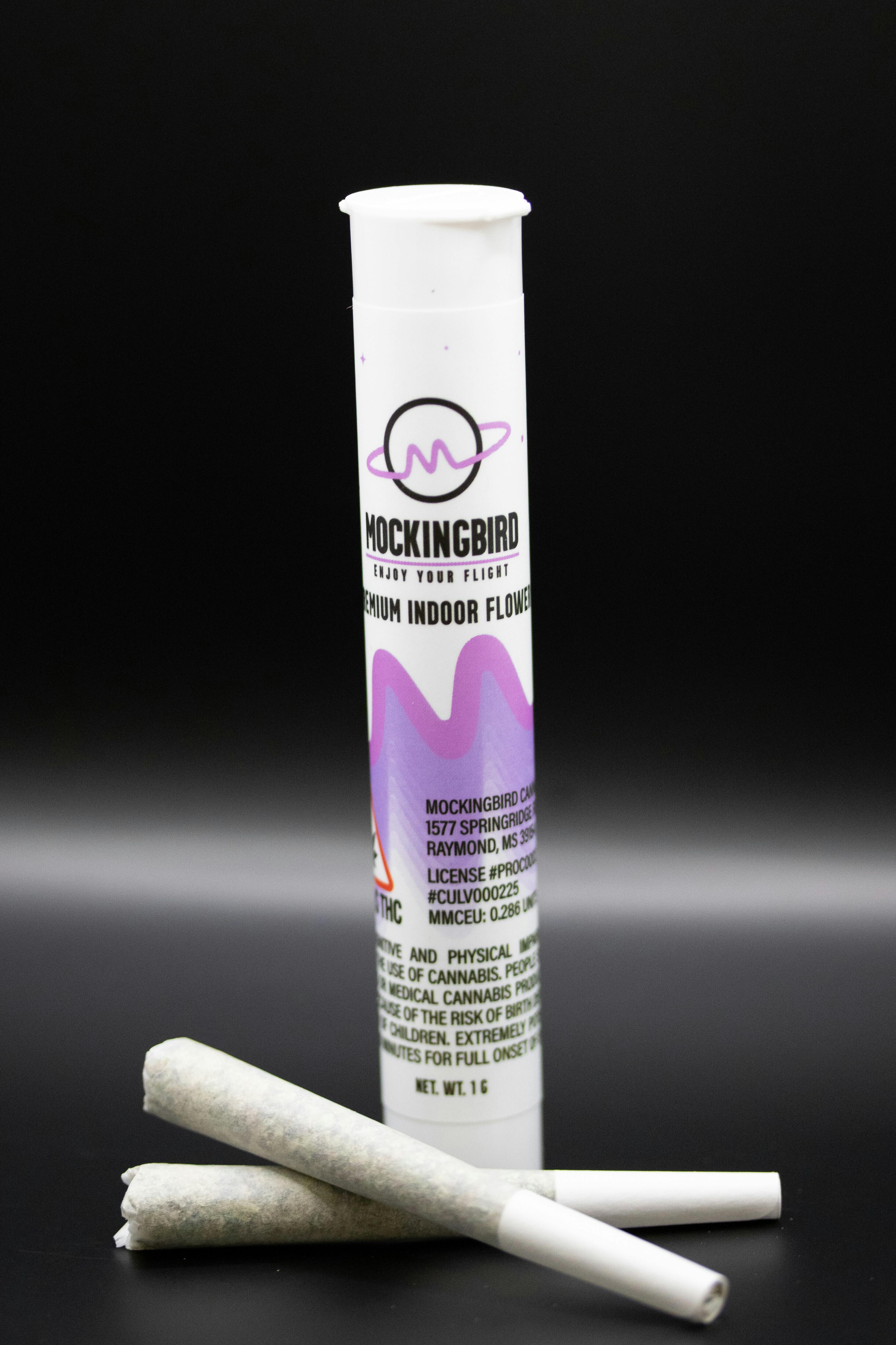 Mockingbird Mockingbird Pre-Rolls: Blue Label 2-pack, .5g ea. | Weedmaps