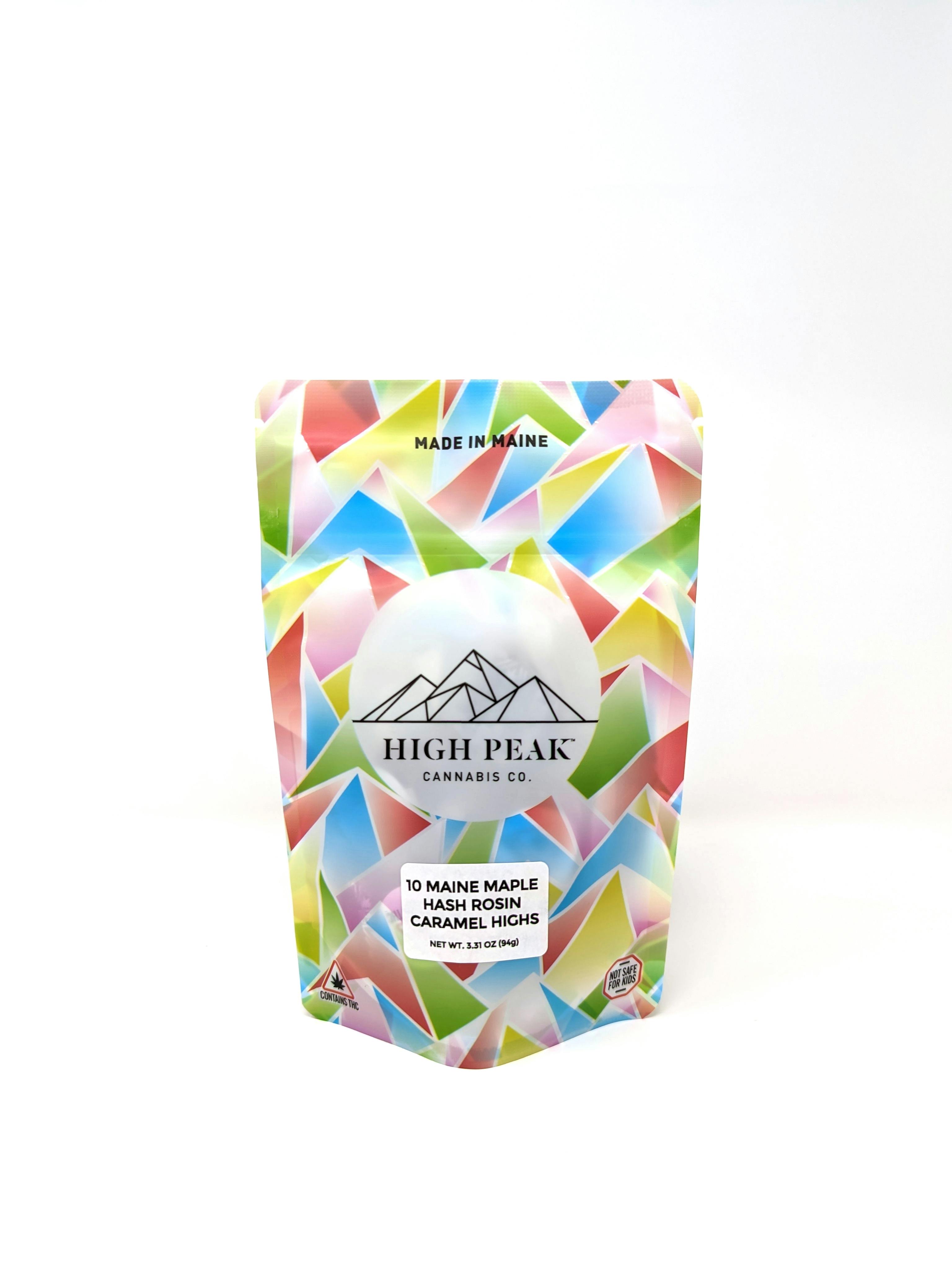 High Peak Cannabis Co. | Maine Maple Caramels Hash Rosin | Rec - High Peak Cannabis Co.