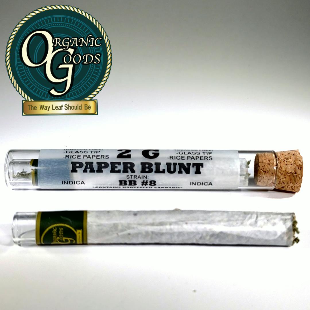 Organic Goods Paper Blunt BB #8 2 G - Organic Goods