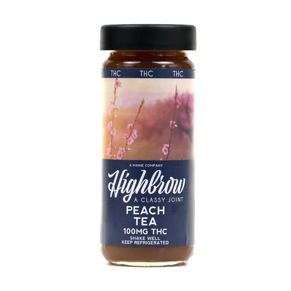 Highbrow Peach Tea Drink 100mg - Medical - Highbrow