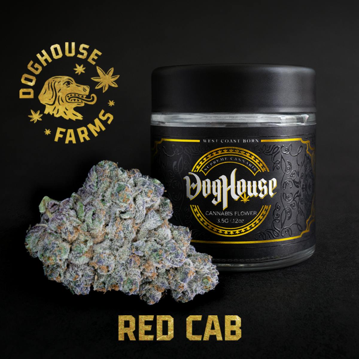 Red Cab - Flower - Indica - Doghouse Farms