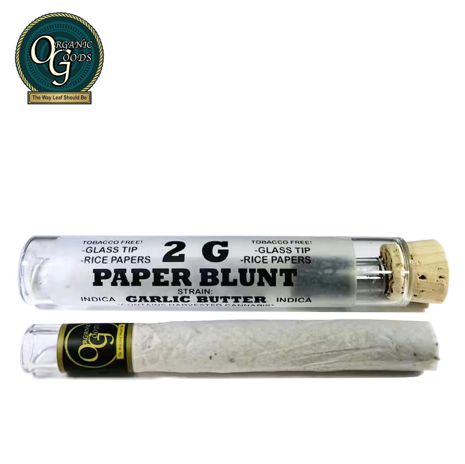 Organic Goods Paper Blunt Garlic Butter 2 G - Organic Goods