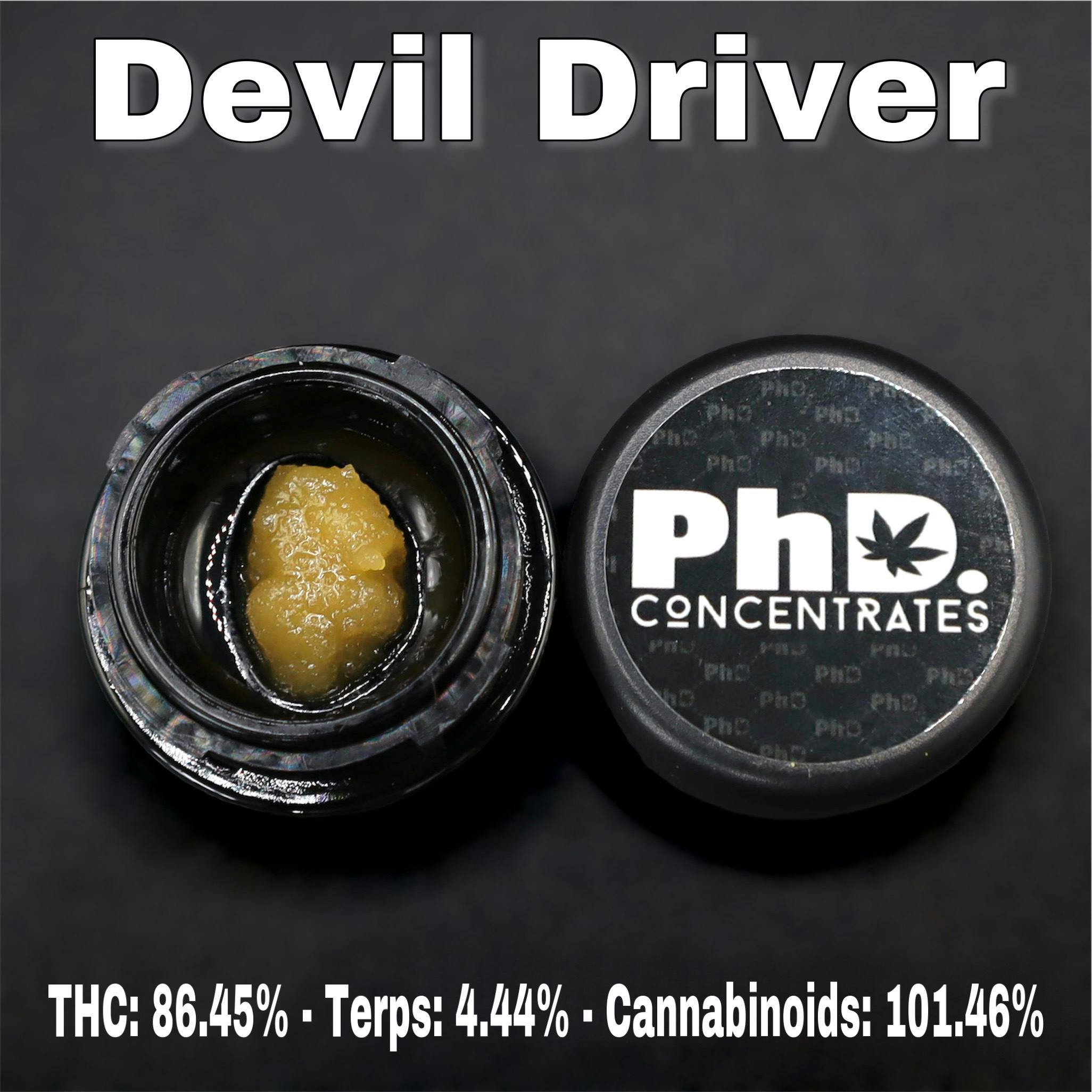 PhD Concentrate 1 gram - Devil Driver - Pharmicated