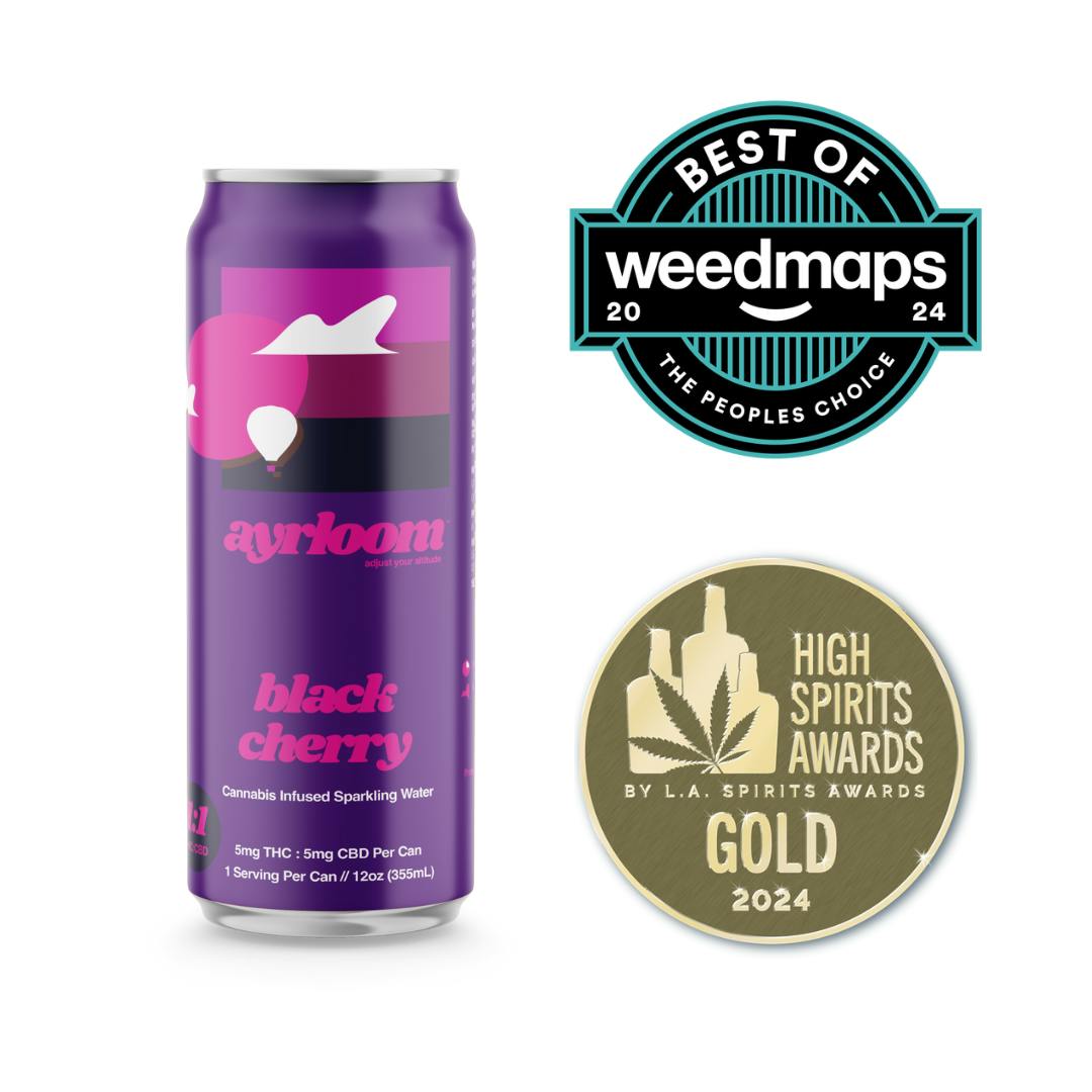 Black Cherry 1:1 Sparkling Water - ayrloom