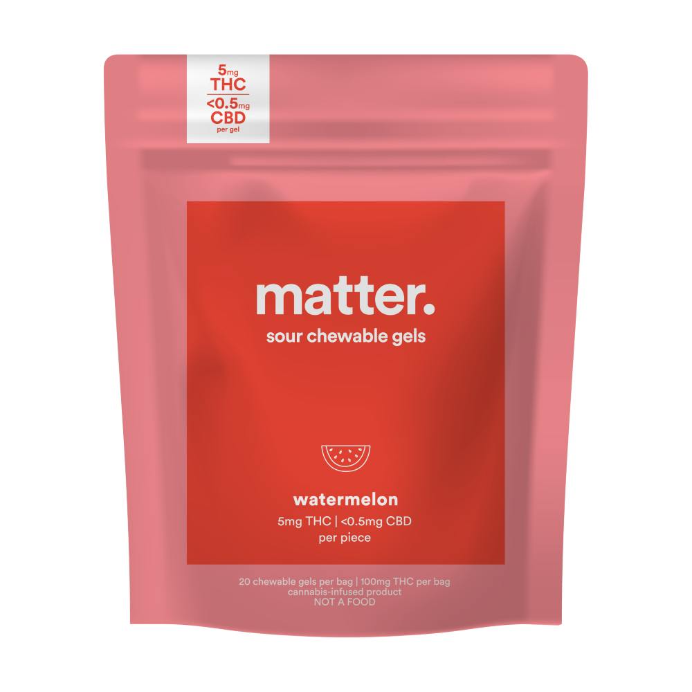 20:1 Watermelon Chewable Gels [20ct] (100mg) - matter.