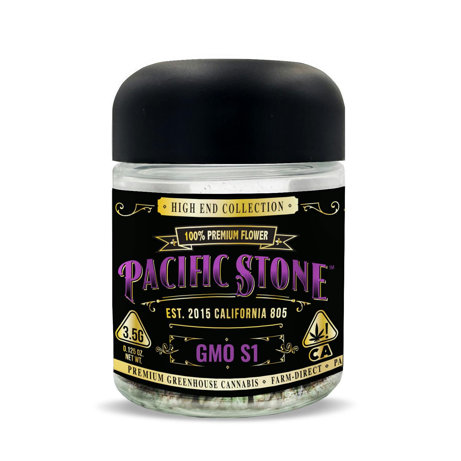 GMO Indica High End Jar (3.5g) - Pacific Stone