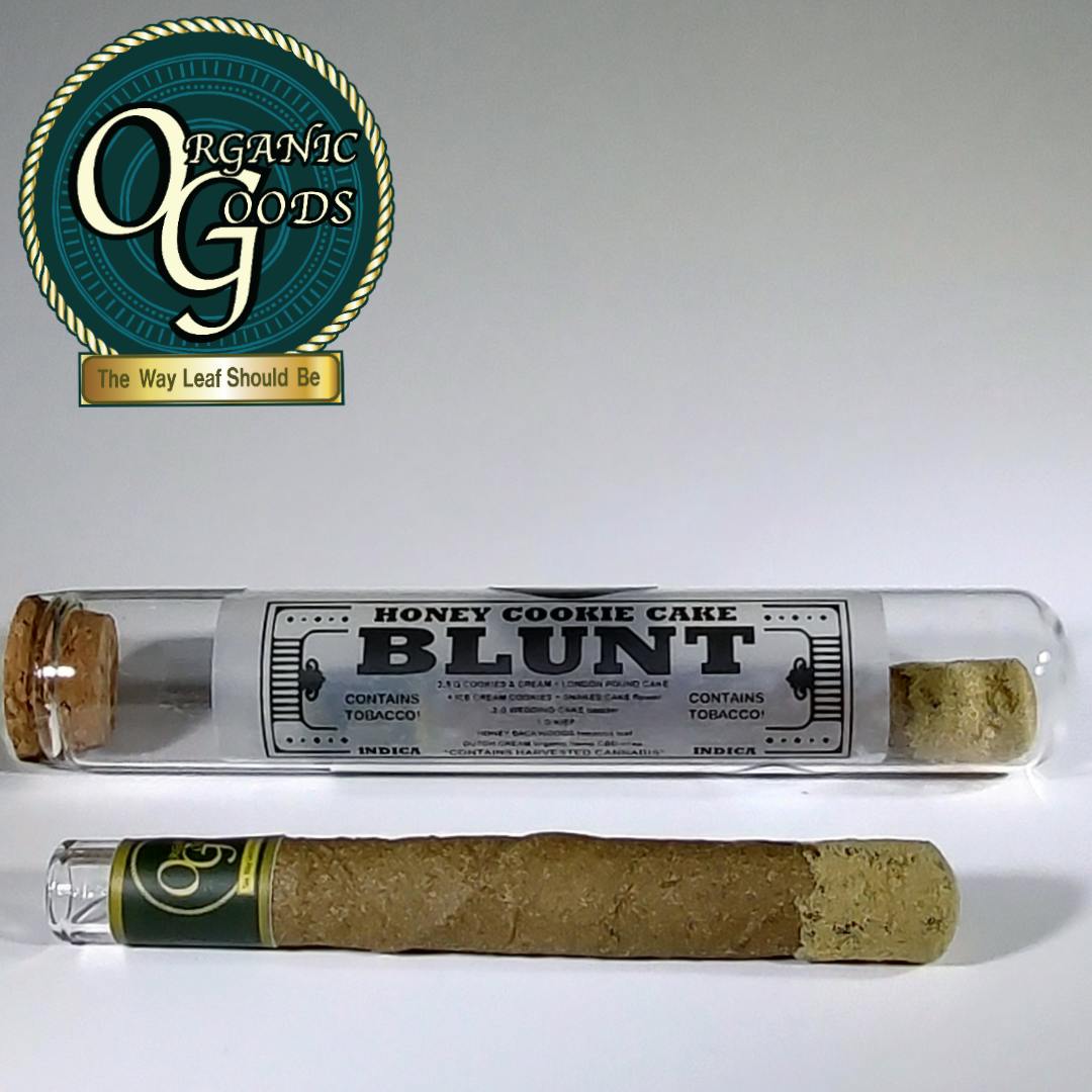 Organic Goods Blunt Dipped in Badder & Kief Honey Cookie Cake 2.8 G ...