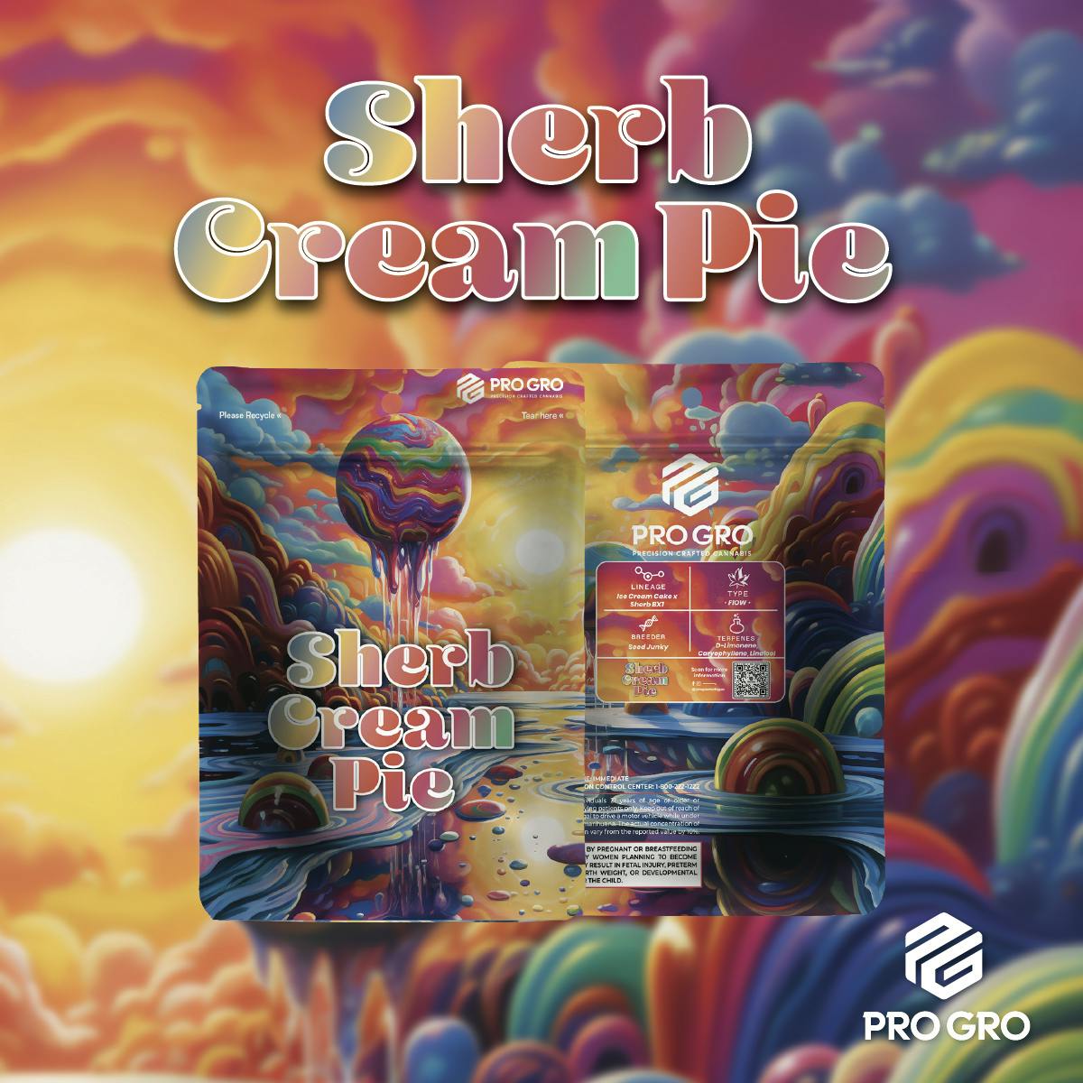 Sherb Cream Pie Pre-Pack | 3.5g - Pro Gro