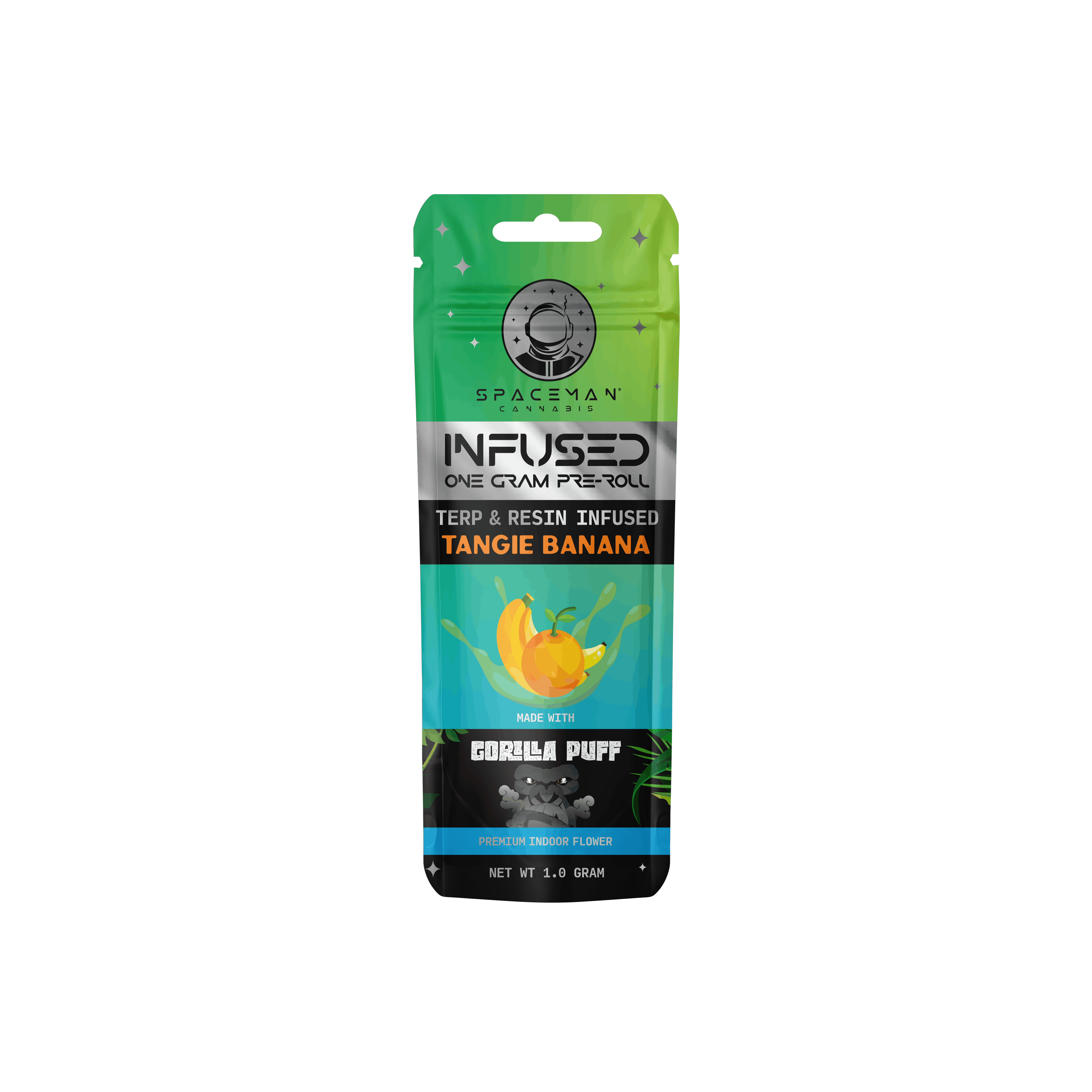 Spaceman - 1g Terp & Resin Infused Pre-Roll - Tangie Banana + Gorilla ...