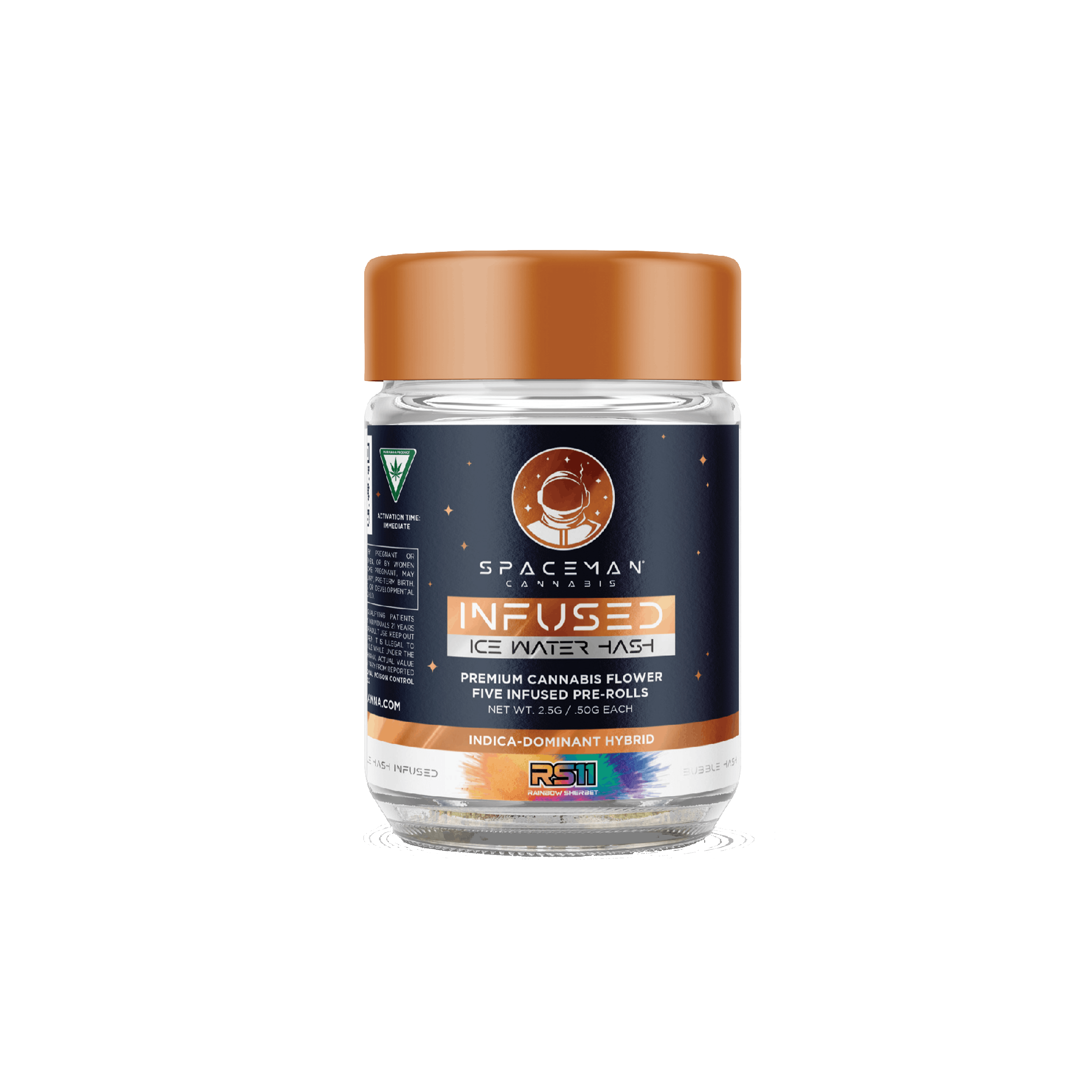 Spaceman - Icewater Bubble Hash Pre Roll - 5 Pack - RS11 - Spaceman ...