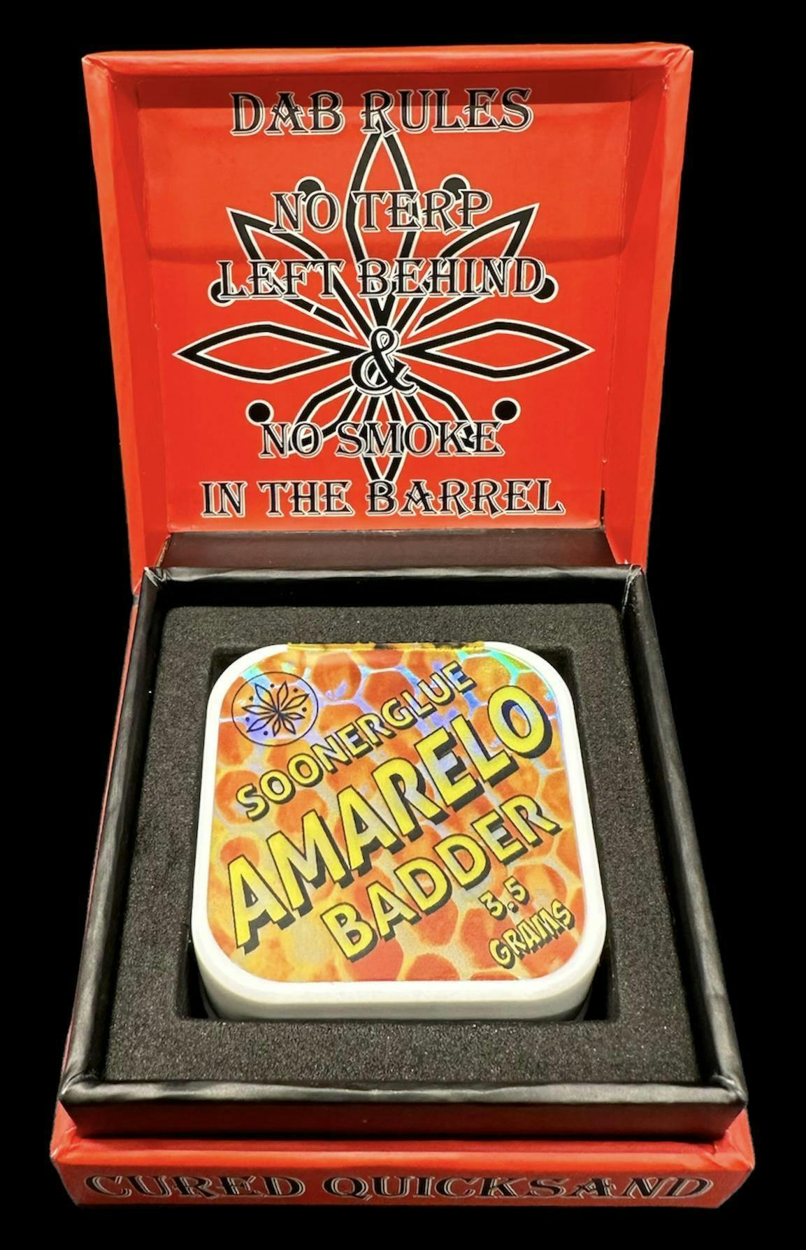 3.5g Amarelo Quicksand Badder - Sooner Glue