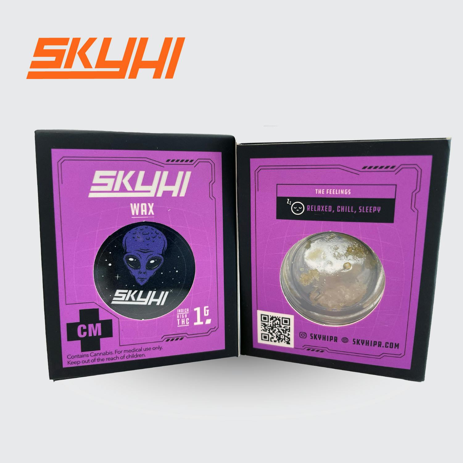 Purple Wreck - Indica - Sugar Wax - SkyHi