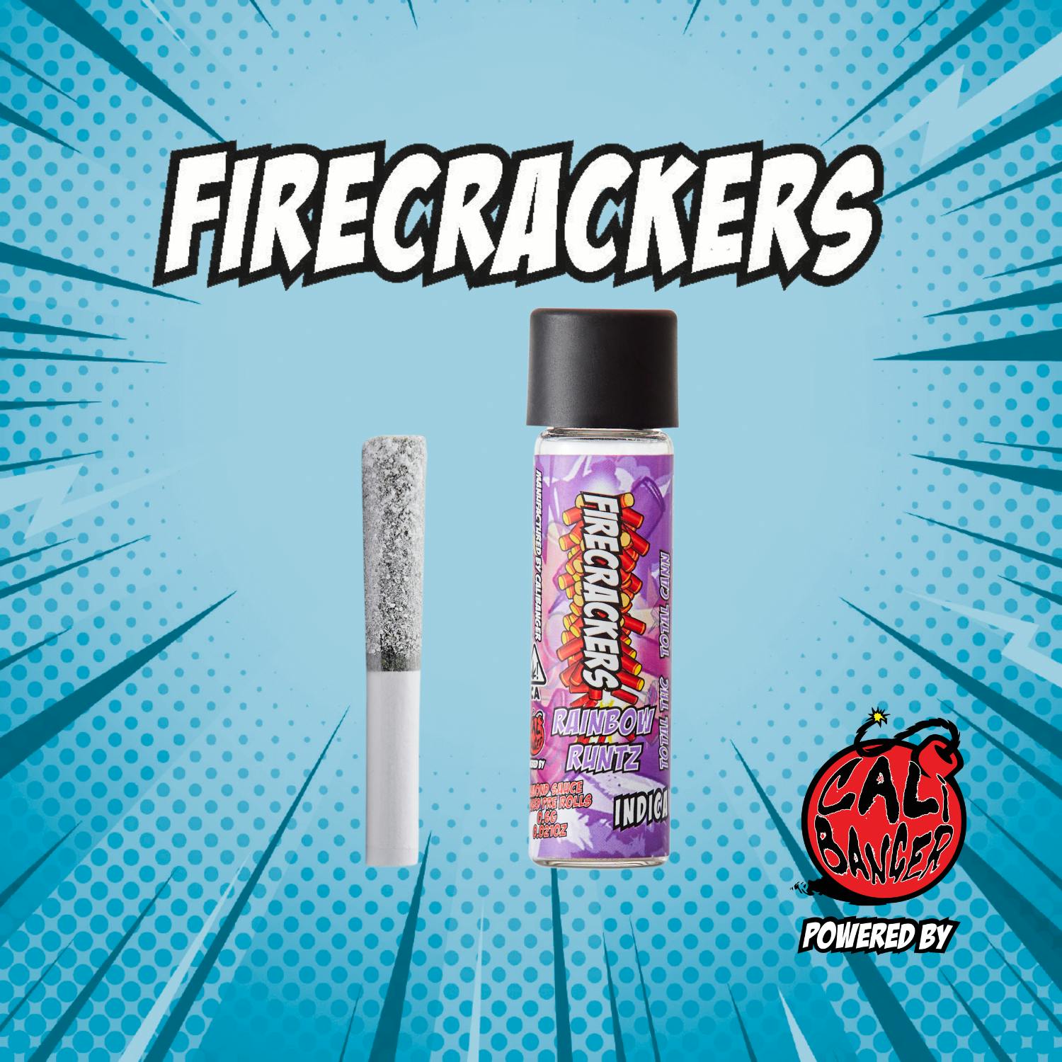 Firecracker by Cali Banger Infused Pre-Roll RAINBOW RUNTZ - 0.6 Gr ...