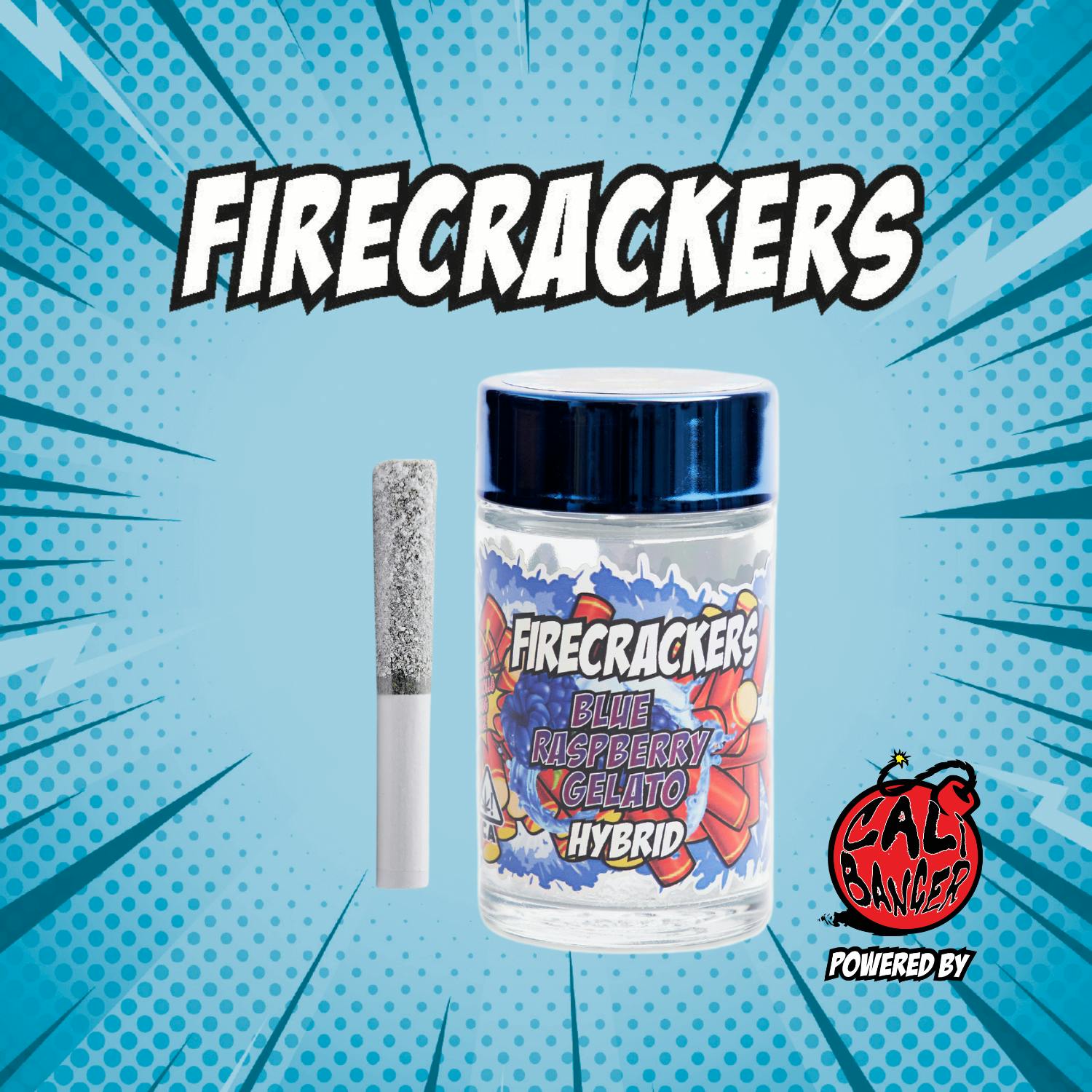 Firecracker by Cali Banger Pre Roll BLUE RASPBERRY GELATO 5 x 0.6 - 3.0 ...