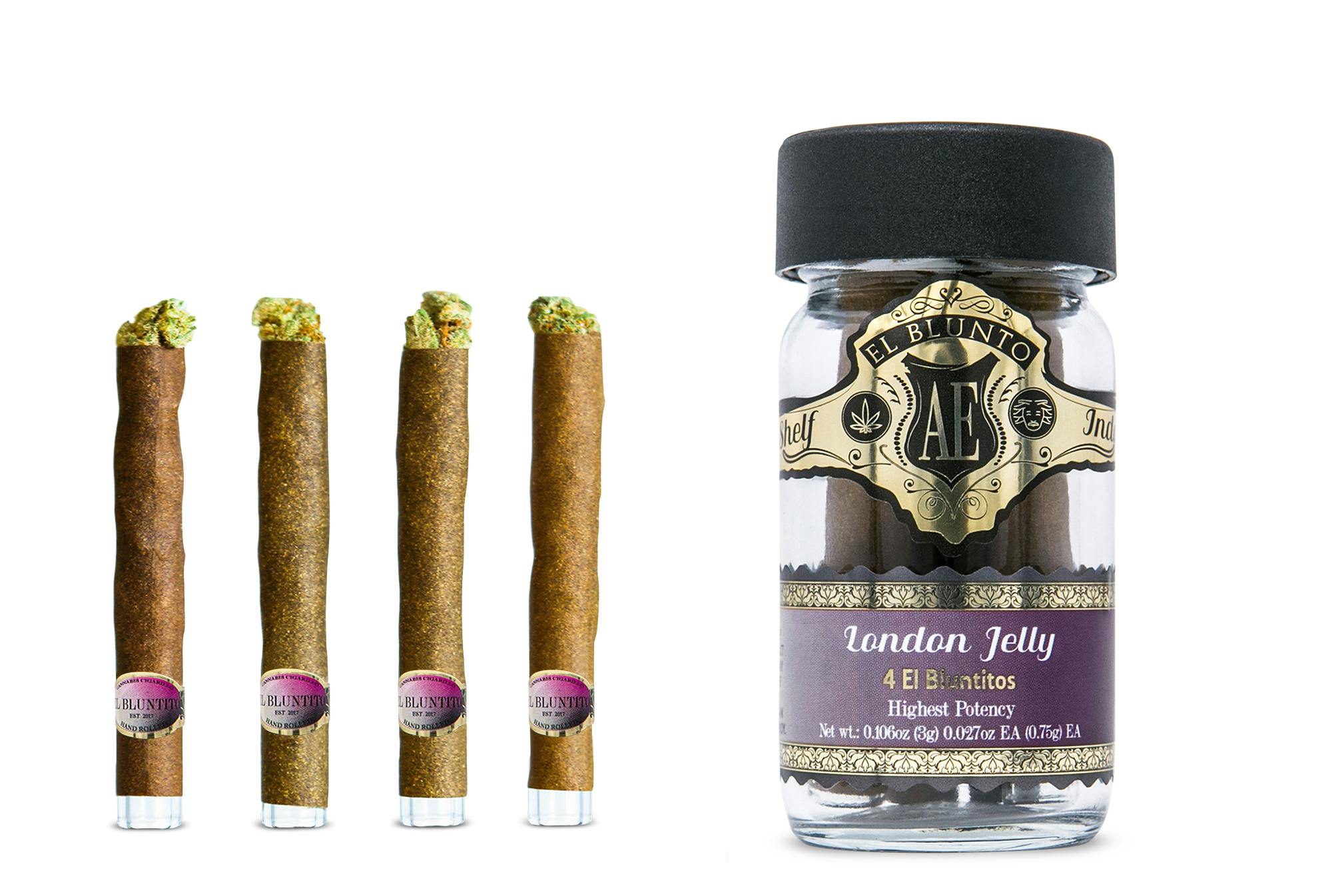 El Bluntito - 4-Pack - London Jelly - 4 x .75G [Mini Blunt Pack] - El ...