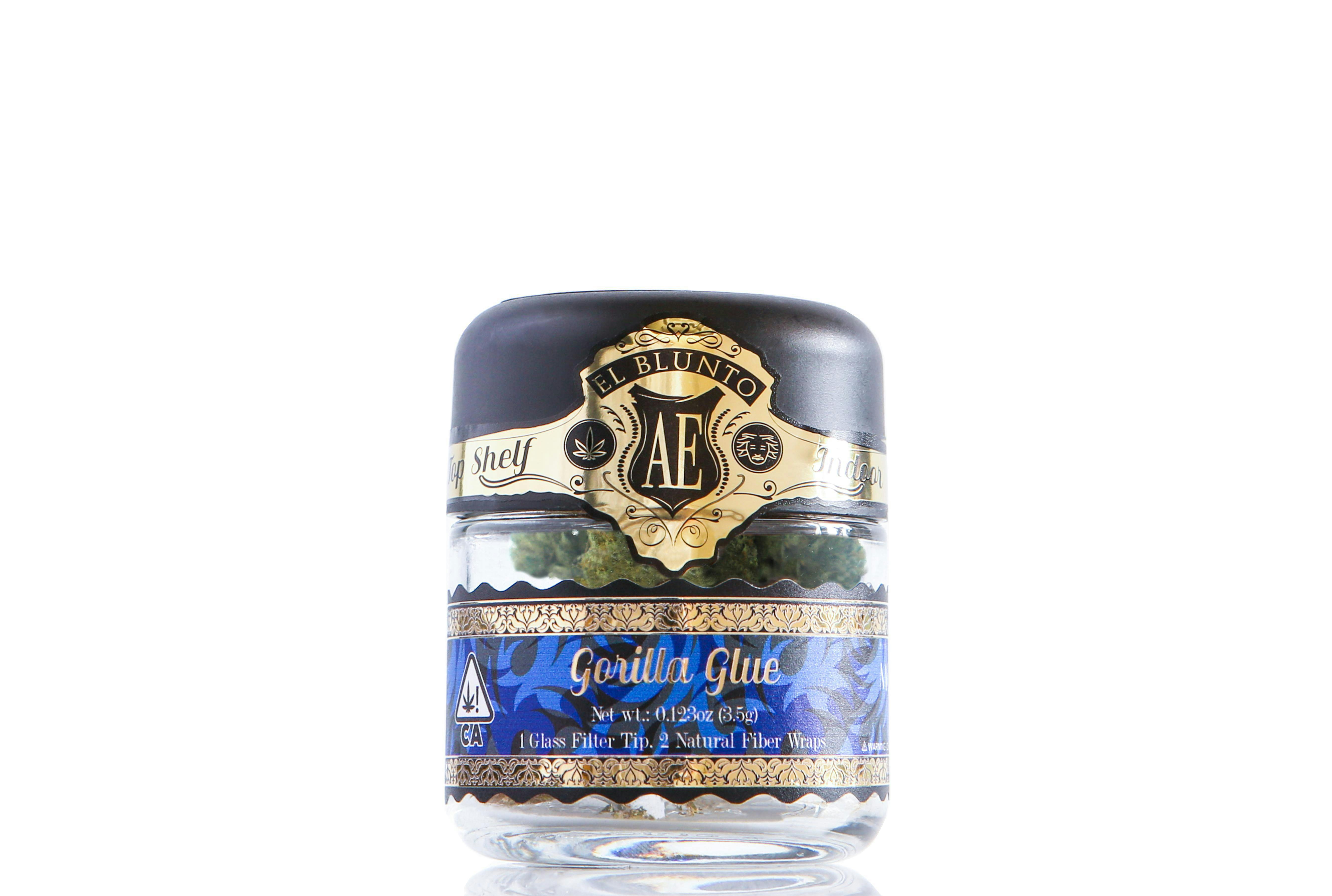 El Blunto x Monterolla Roll Your Own Blunt Flower Jar - Gorilla Glue ...