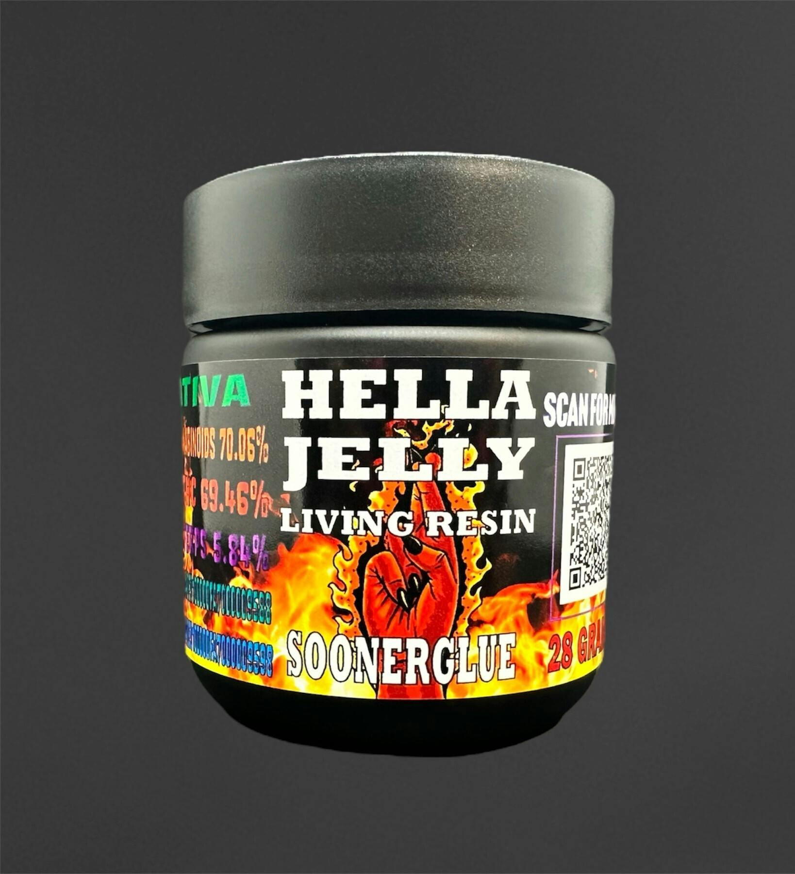28g Hella Jelly Live Resin - Sooner Glue