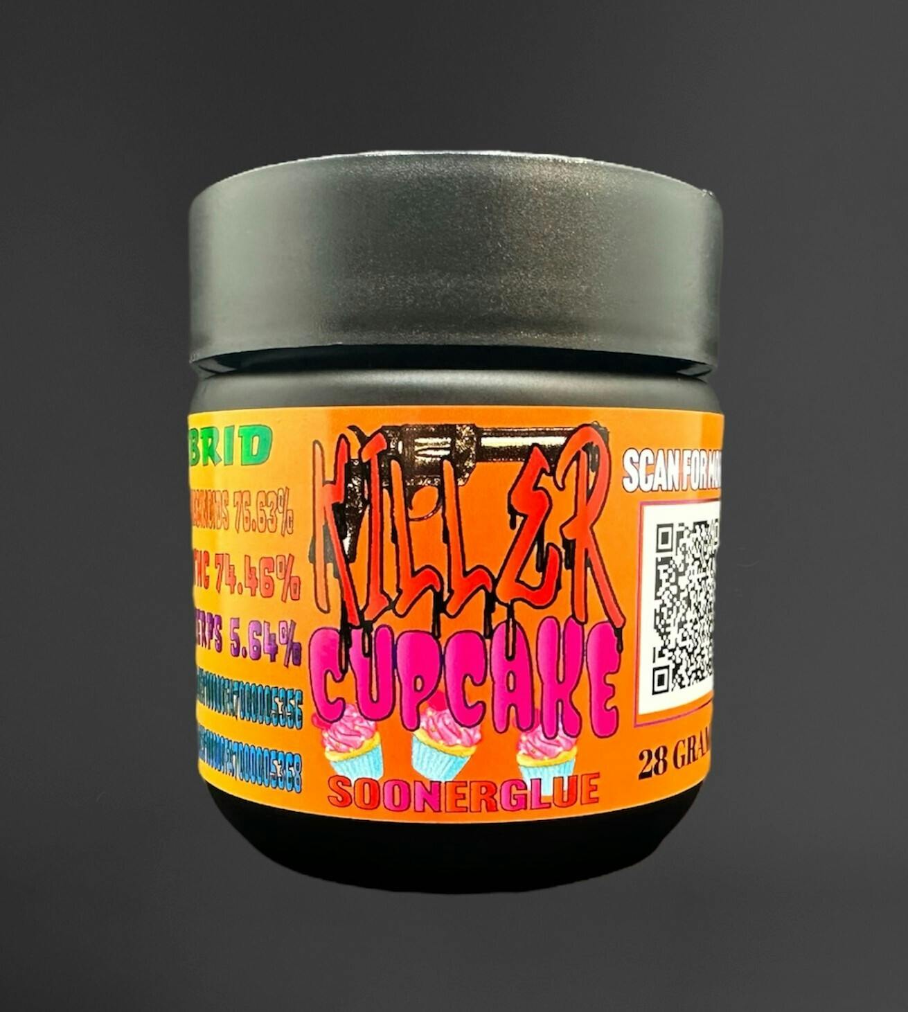 28g Killer Cupcake Premium Sugar - Sooner Glue